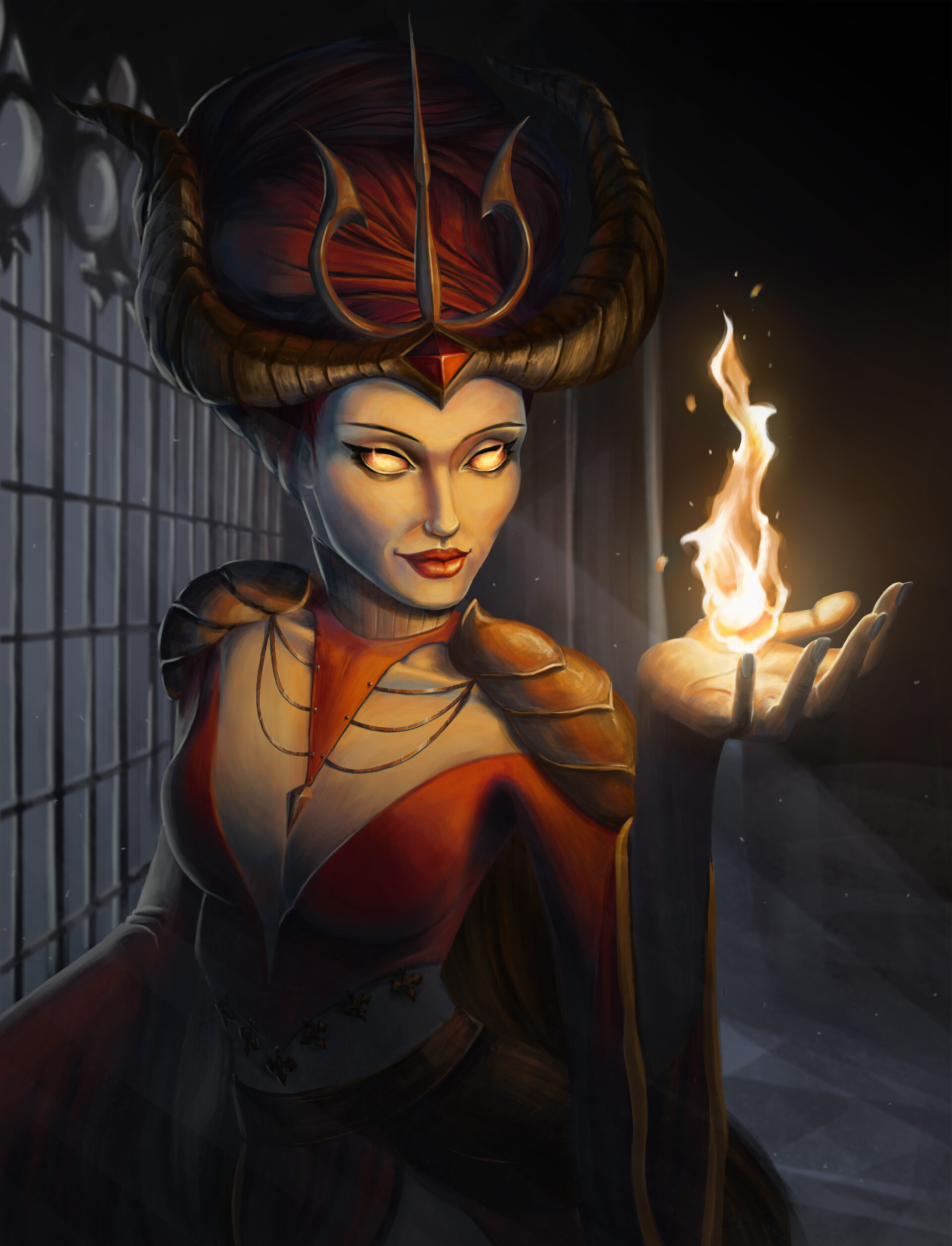 ArtStation - Fire Lady