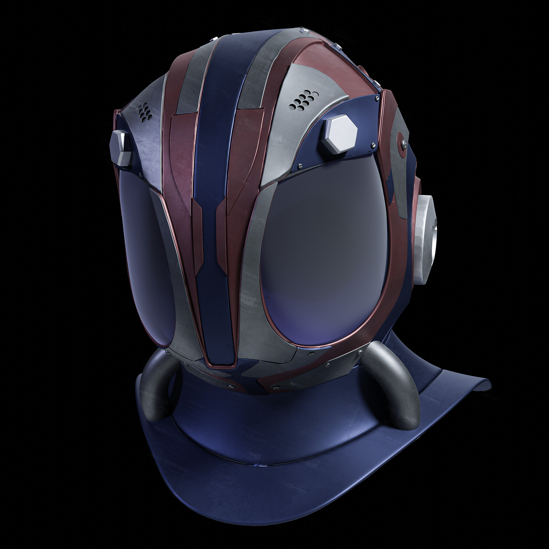 ArtStation - Sci-fi helmet - zbrush