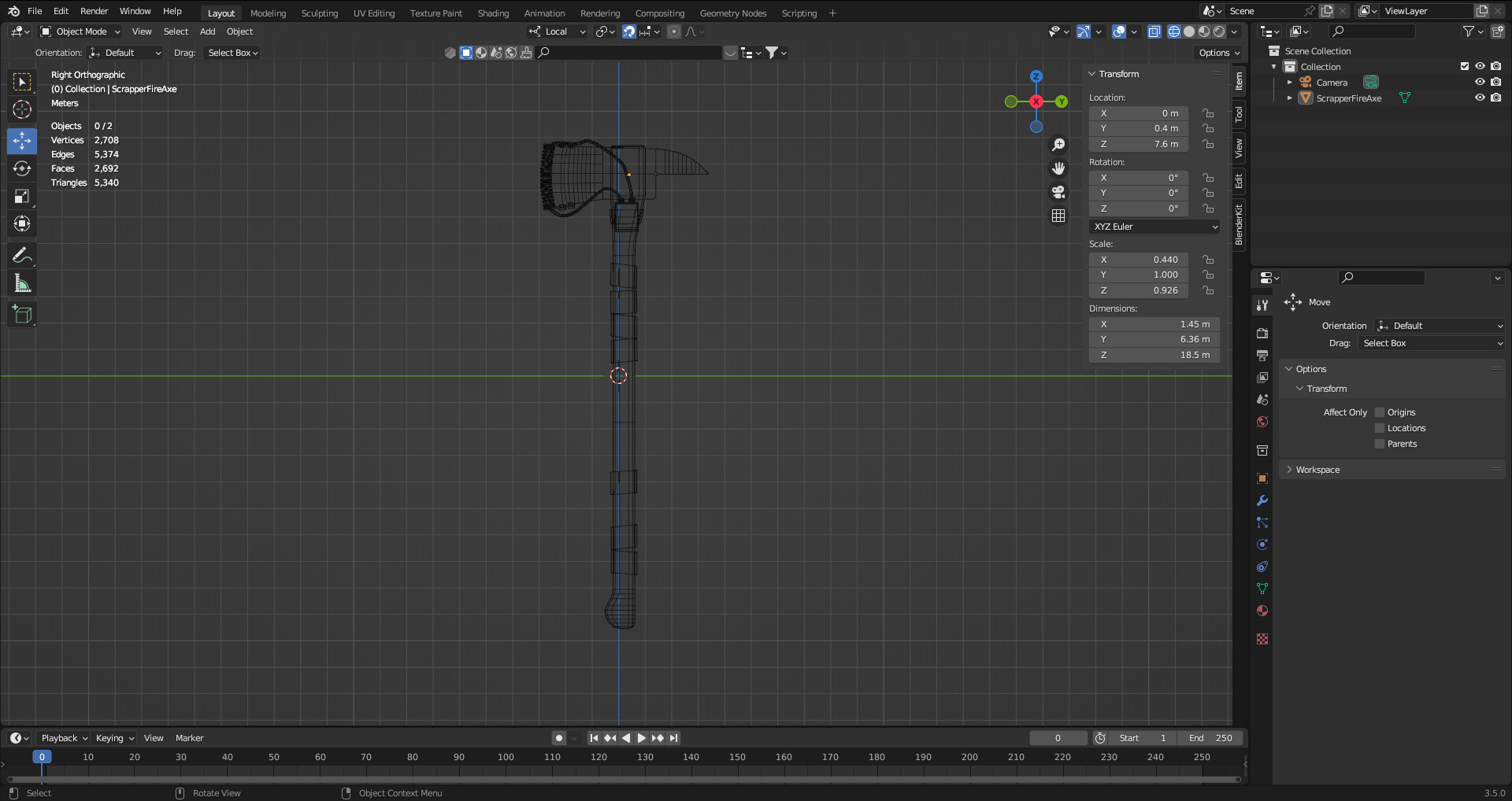 Ryan Smith (aka Bottled/TankSteel45) - Scrapper Axe | Project Cyblade