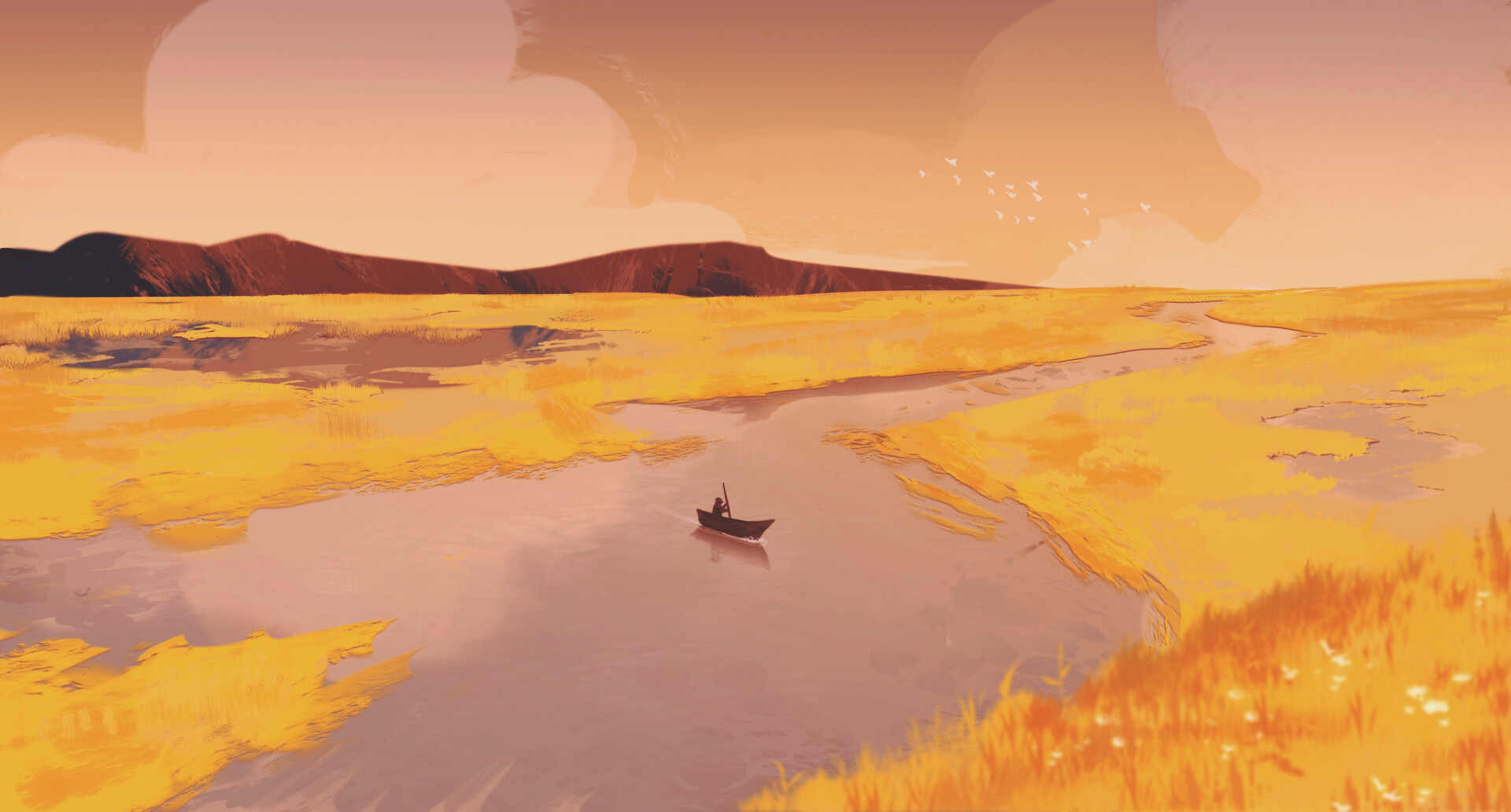 ArtStation - Dawn River