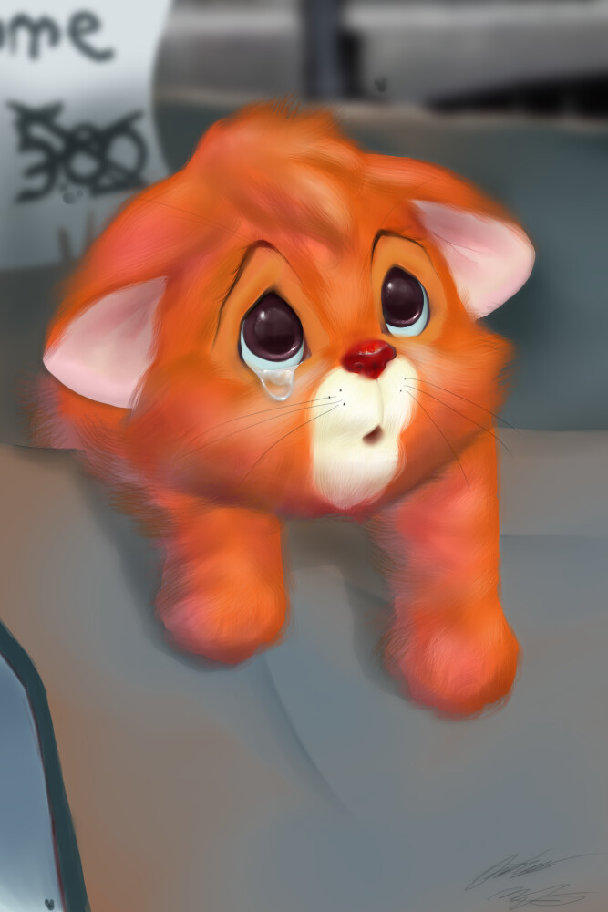 ArtStation - Oliver from Disney's "Oliver & Company"