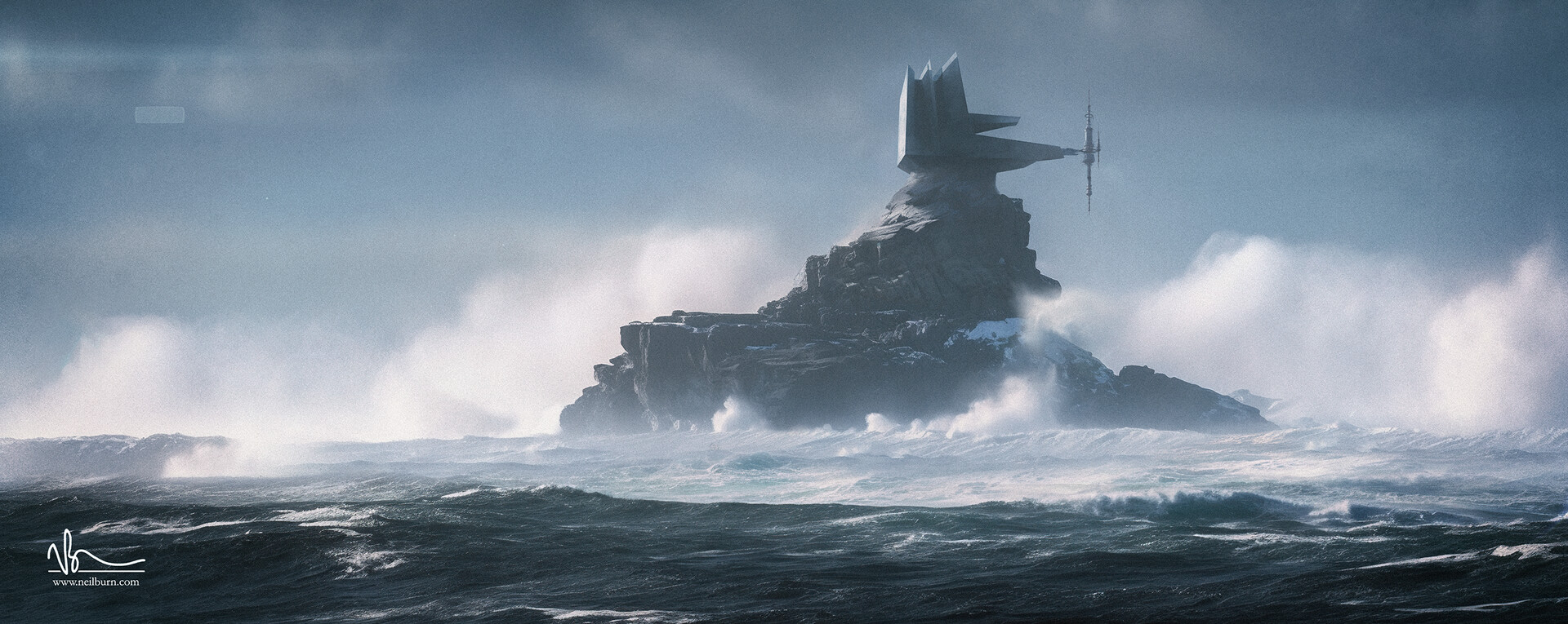 ArtStation - Ocean Outpost