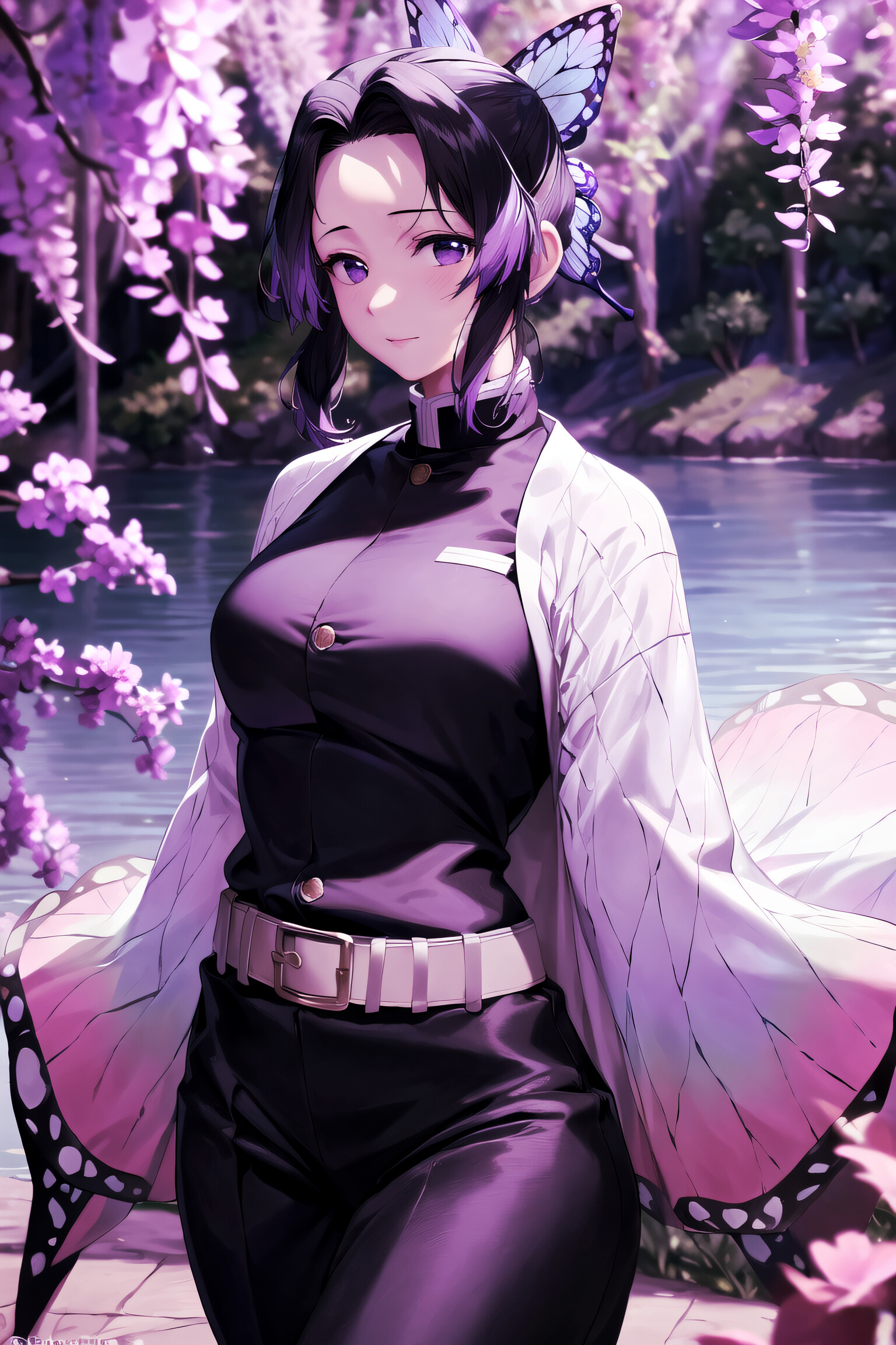 Artstation Shinobu Kocho Kimetsu No Yaiba