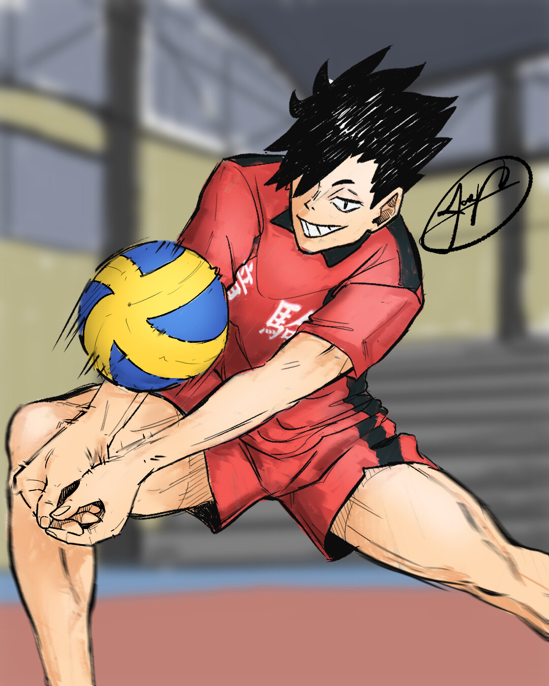 ArtStation - Kuroo - Haikyuu!
