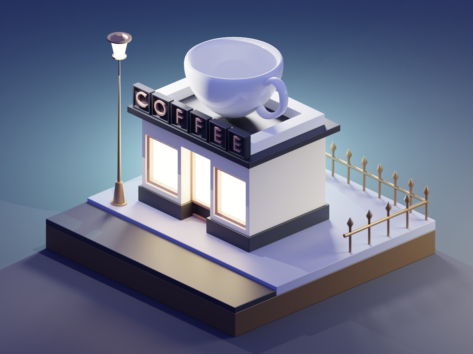 ArtStation - Coffee Shop