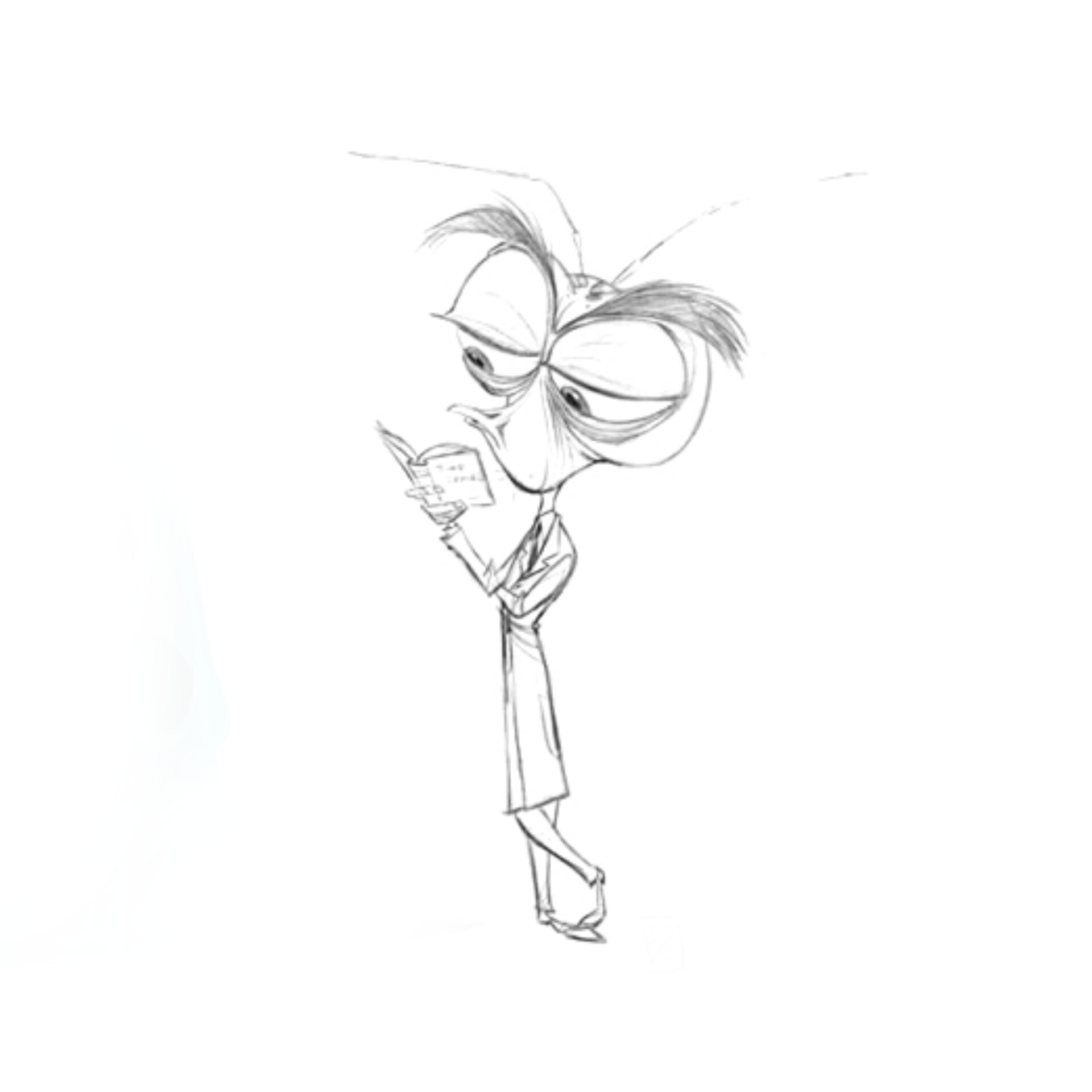 Garry Donzelli Gray - Dr. Cockroach 2D Render