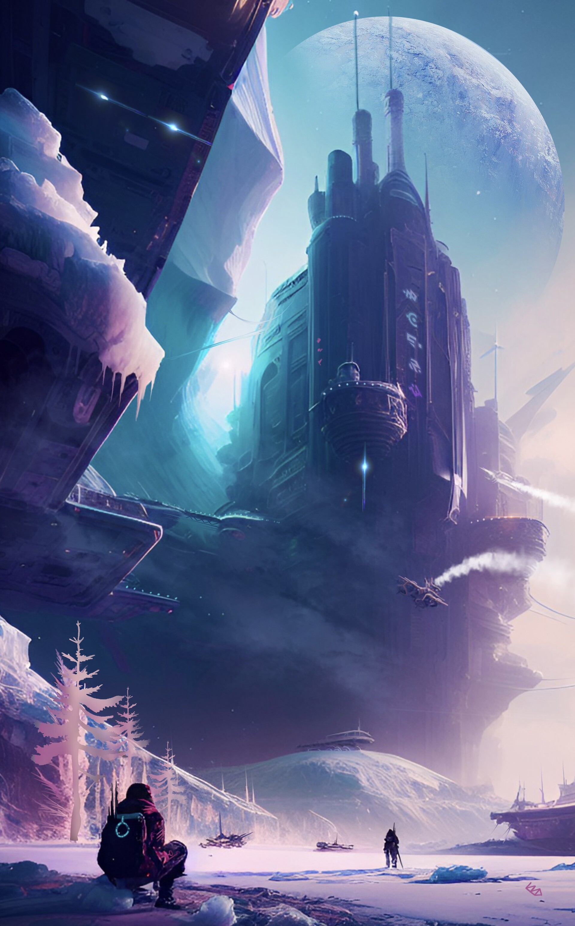 ArtStation - Sitting in awe - daily artwork