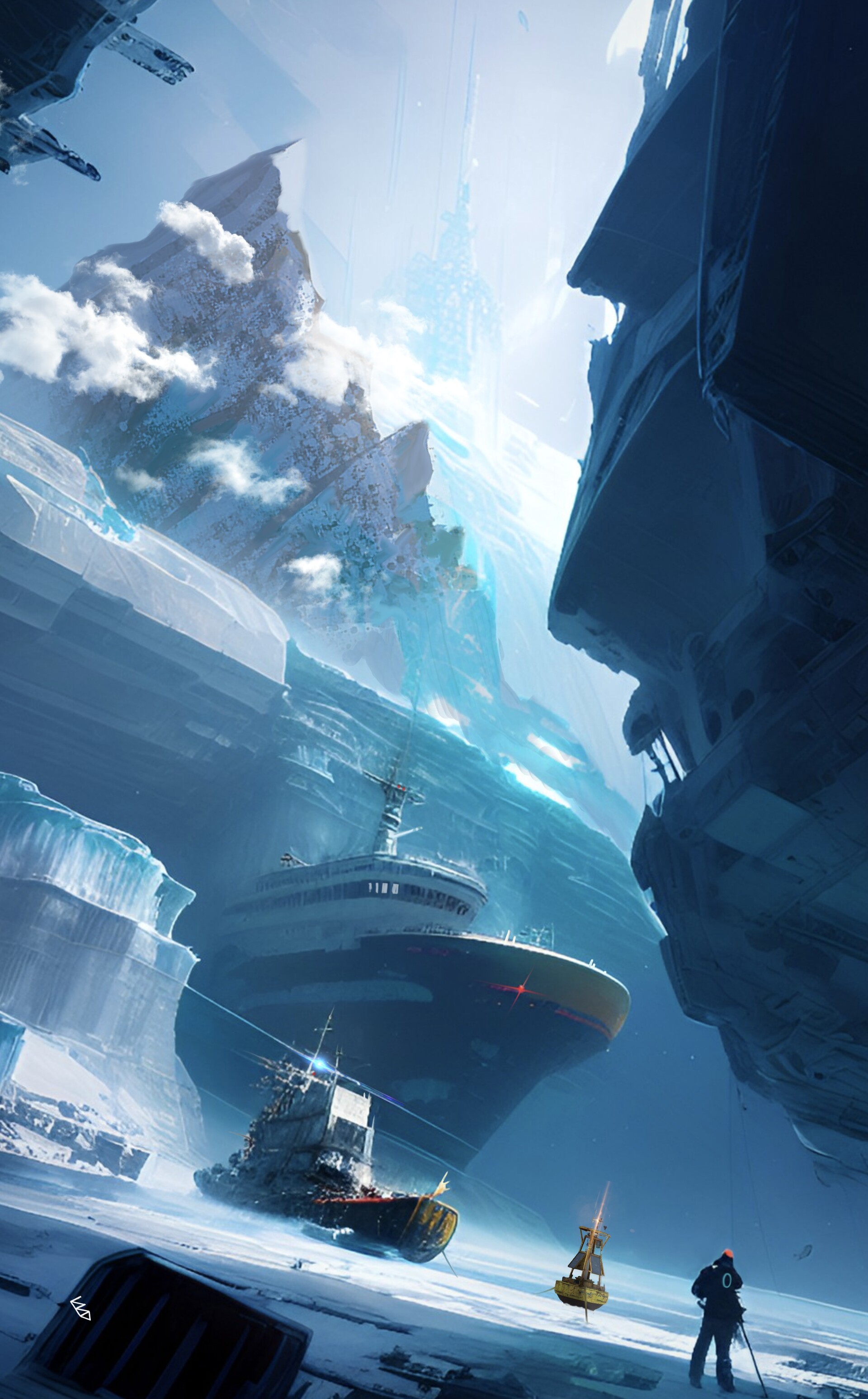 ArtStation - Snow and ice series - daily artwork