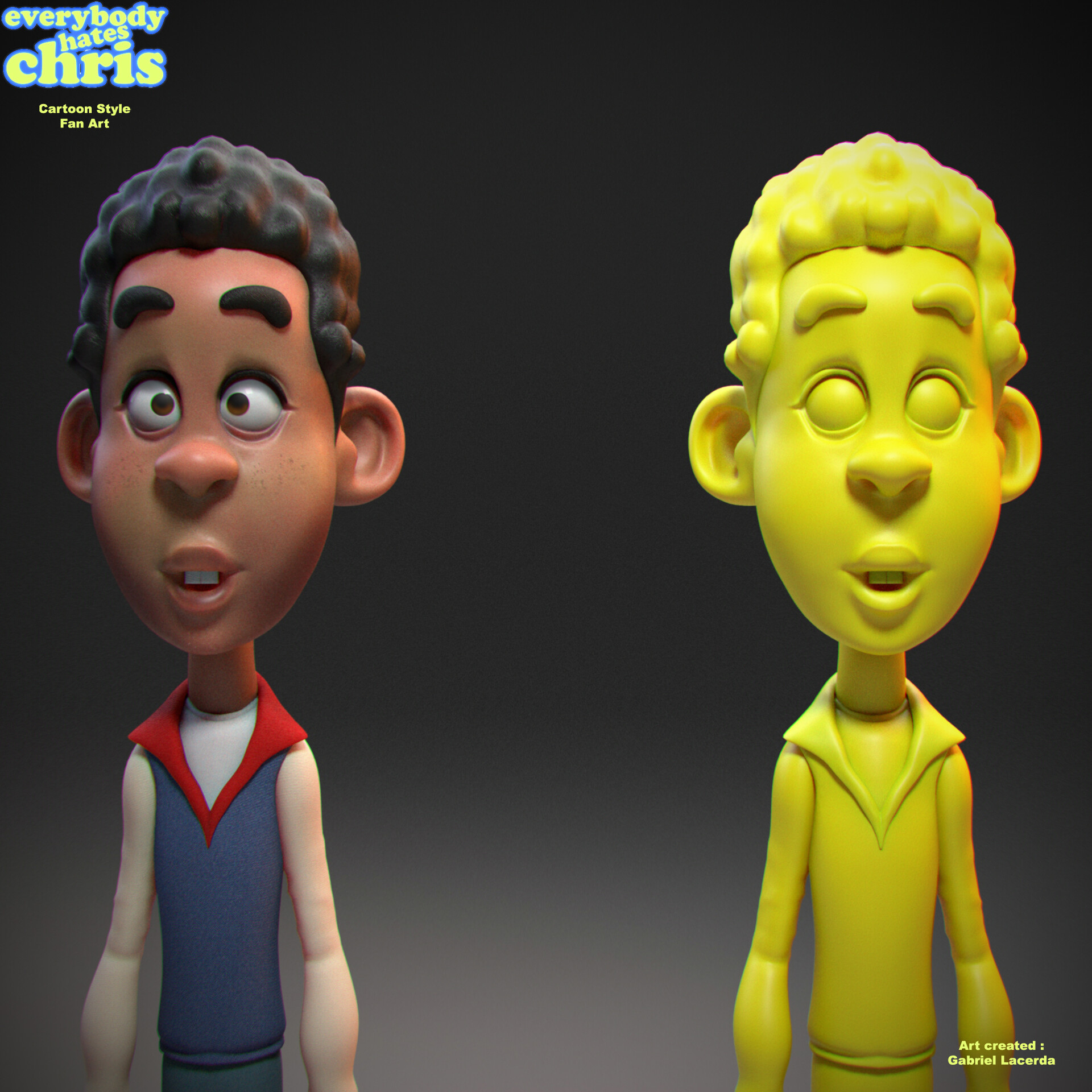 ArtStation - Chris Rock ''everybody hates Cris''