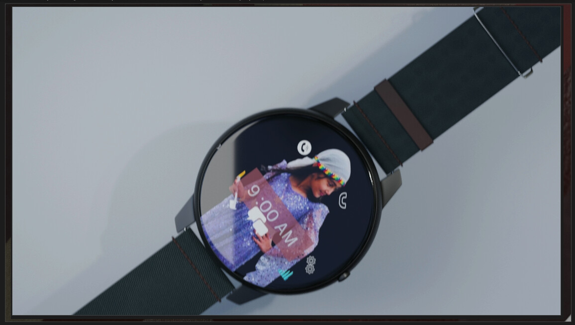 Mazgin Osman - 3d Smartwatch Modeling and Rendering Art