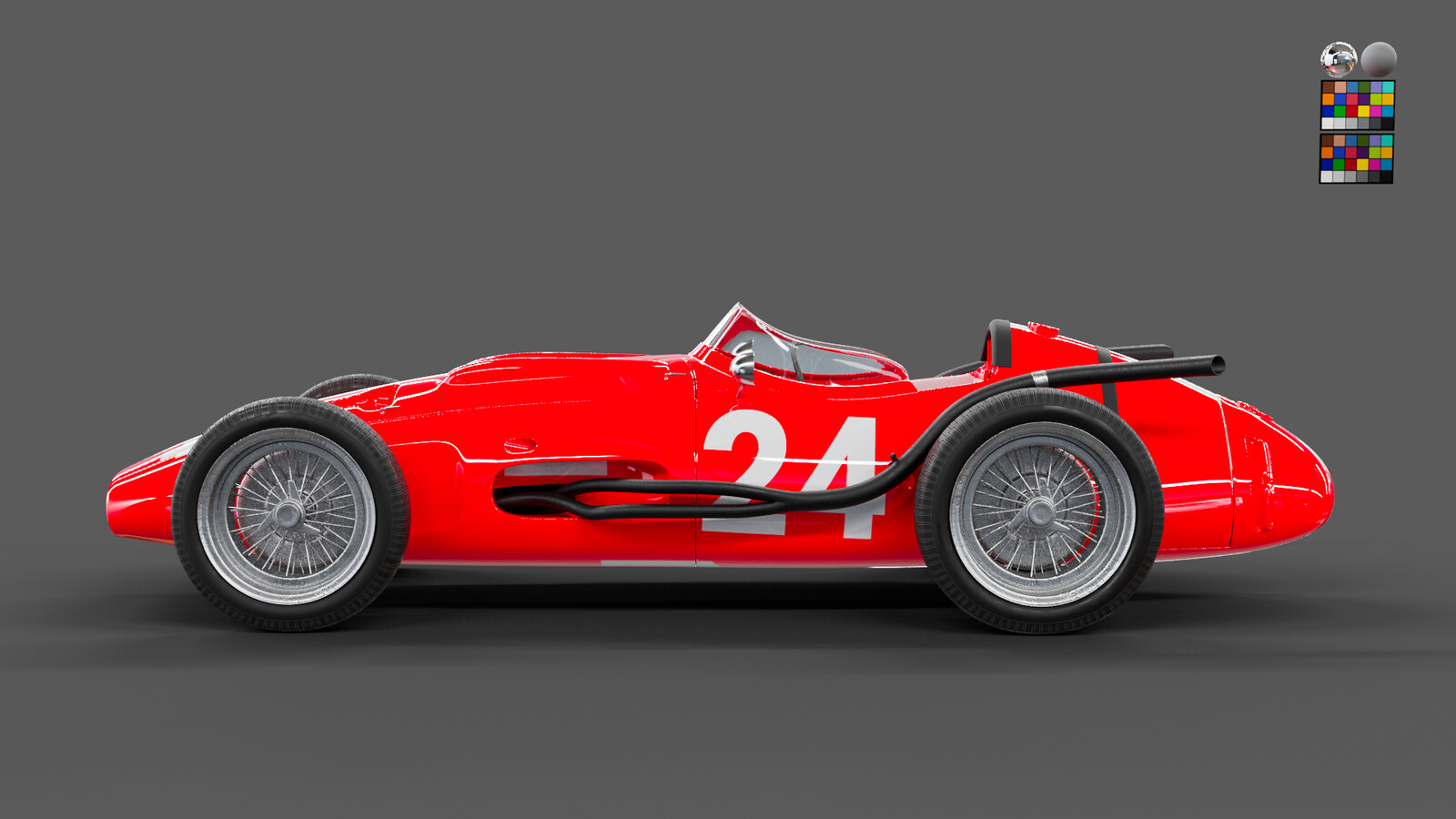 Saleem Akthar - 1960 Maserati 250F - F1