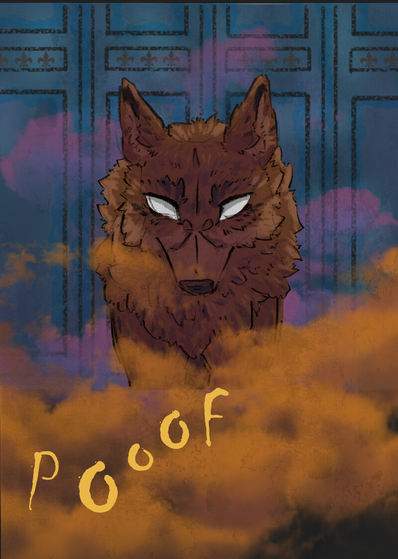 ArtStation - Wolf in the mist