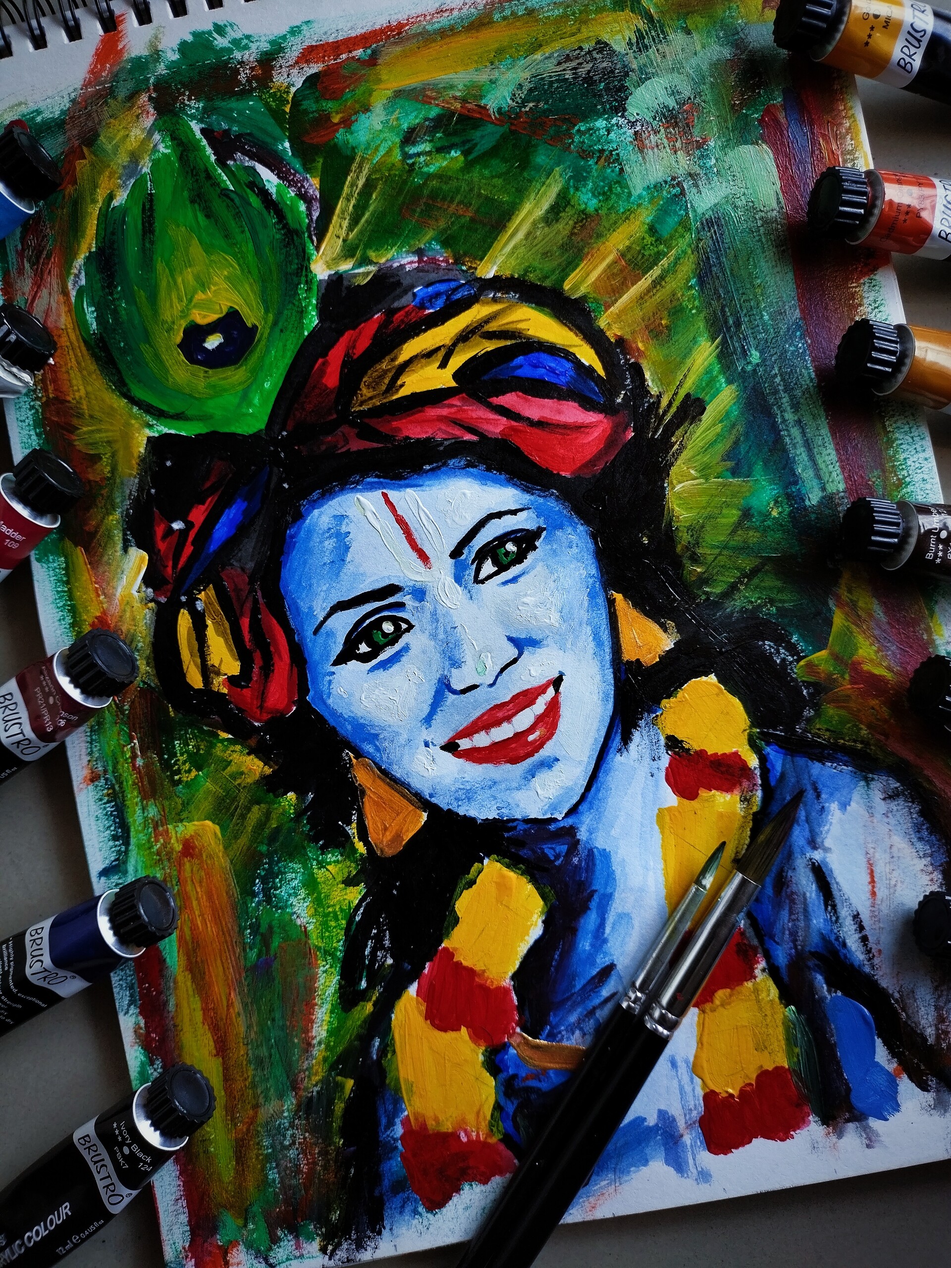 ArtStation - Krishna’s Dance Of Life: An Abstract Interpretation In ...