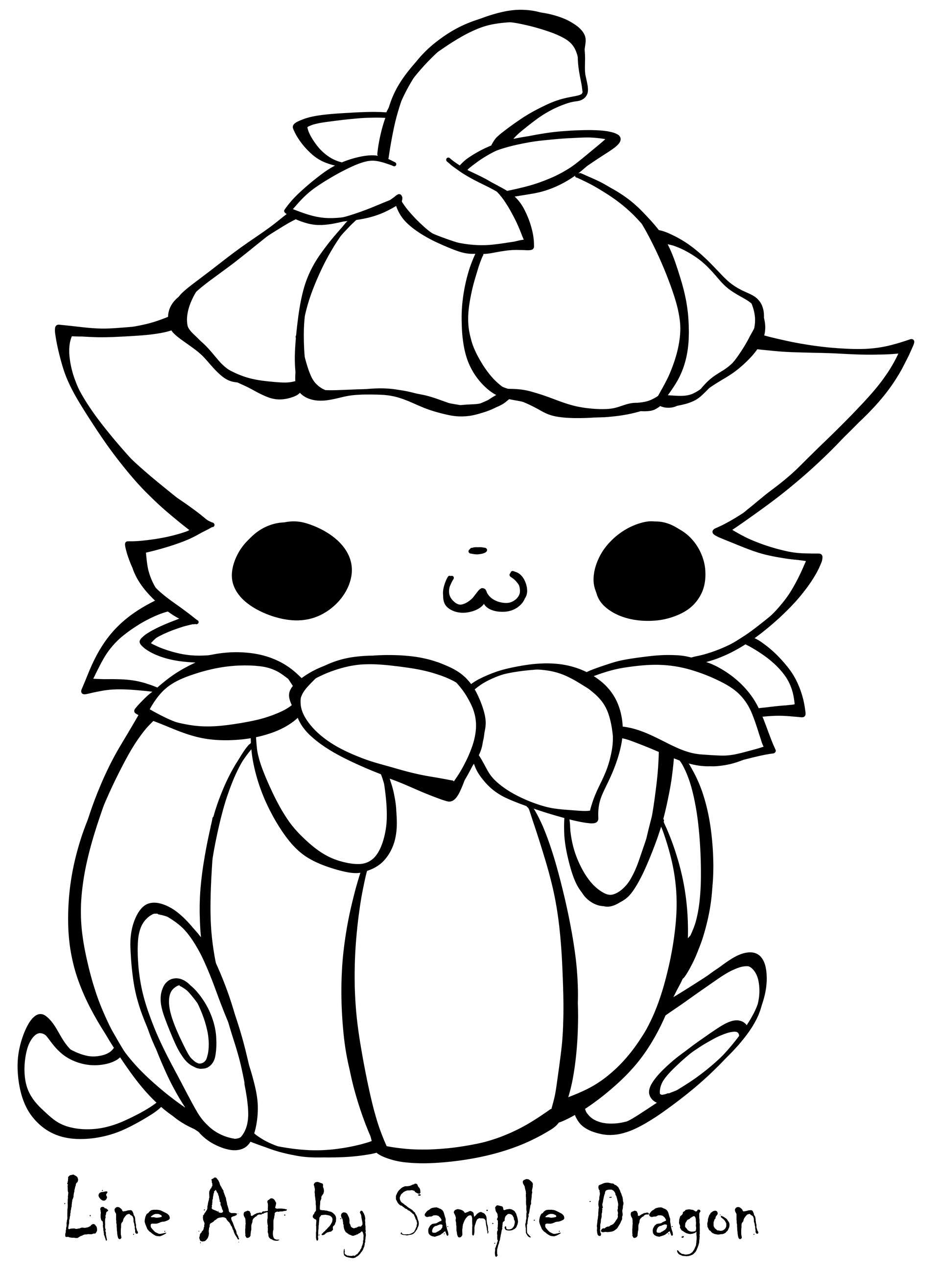 bellossom coloring page