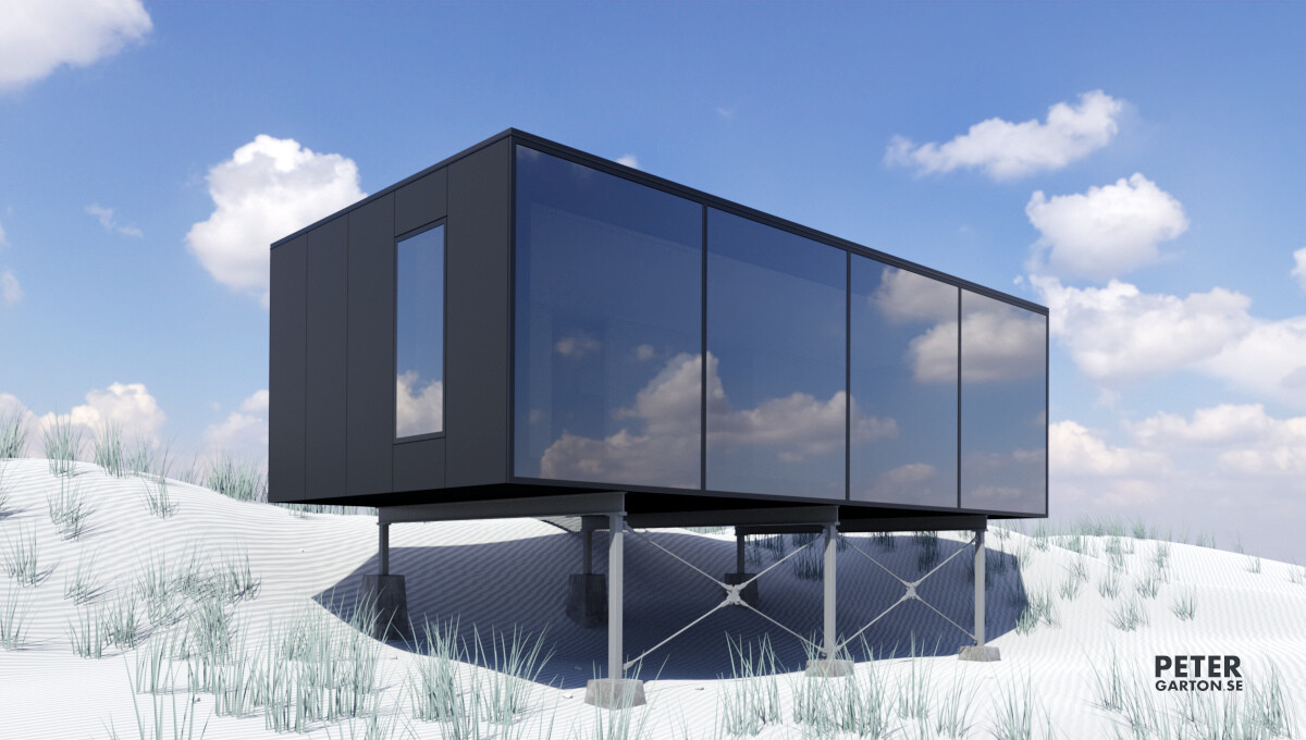 ArtStation - Swedish Black Box House