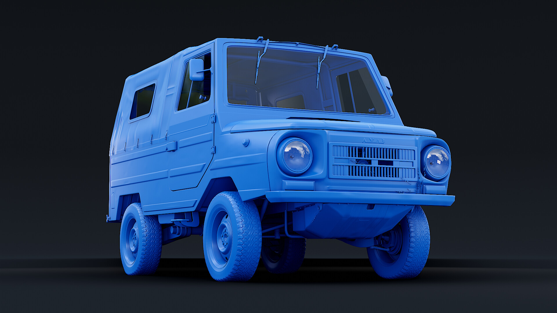 ArtStation - LUAZ 969 part 1 Bake