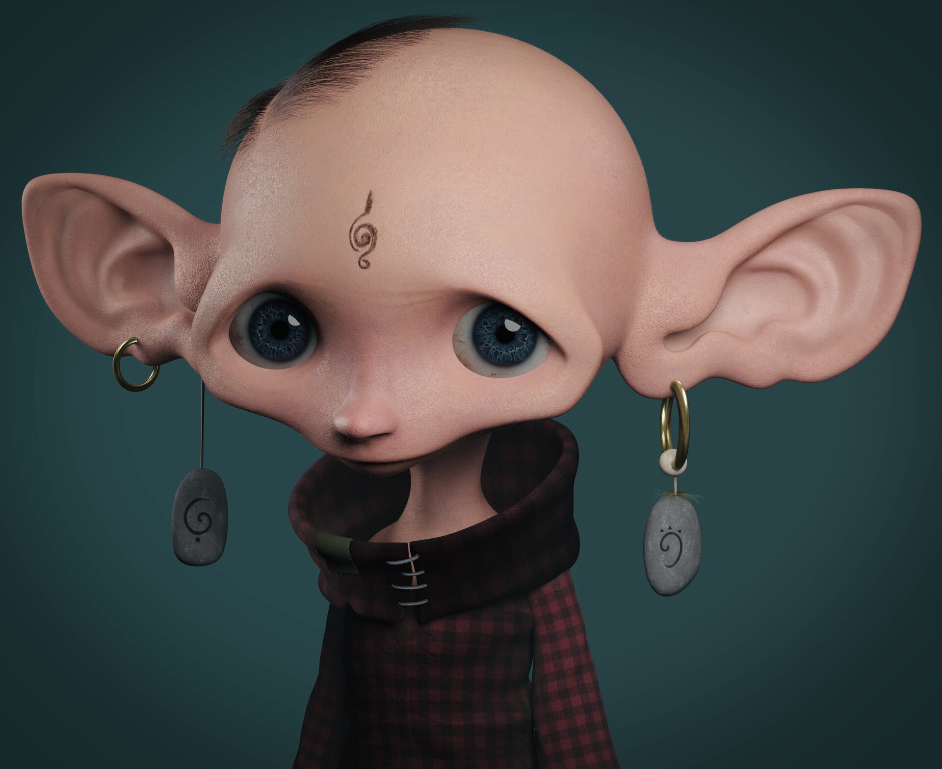 ArtStation - Stylized 3D Digital Portrait