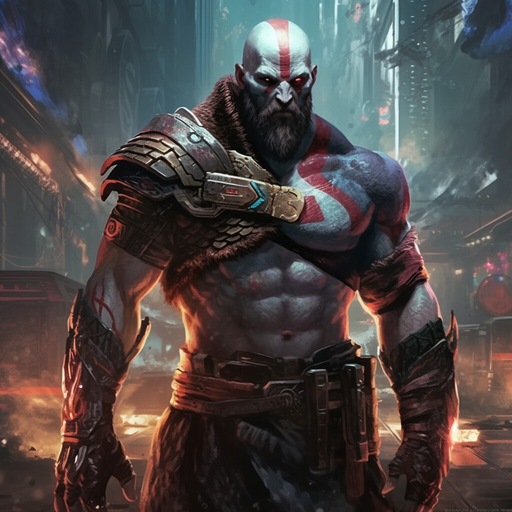 ArtStation - Cyberpunk Kratos