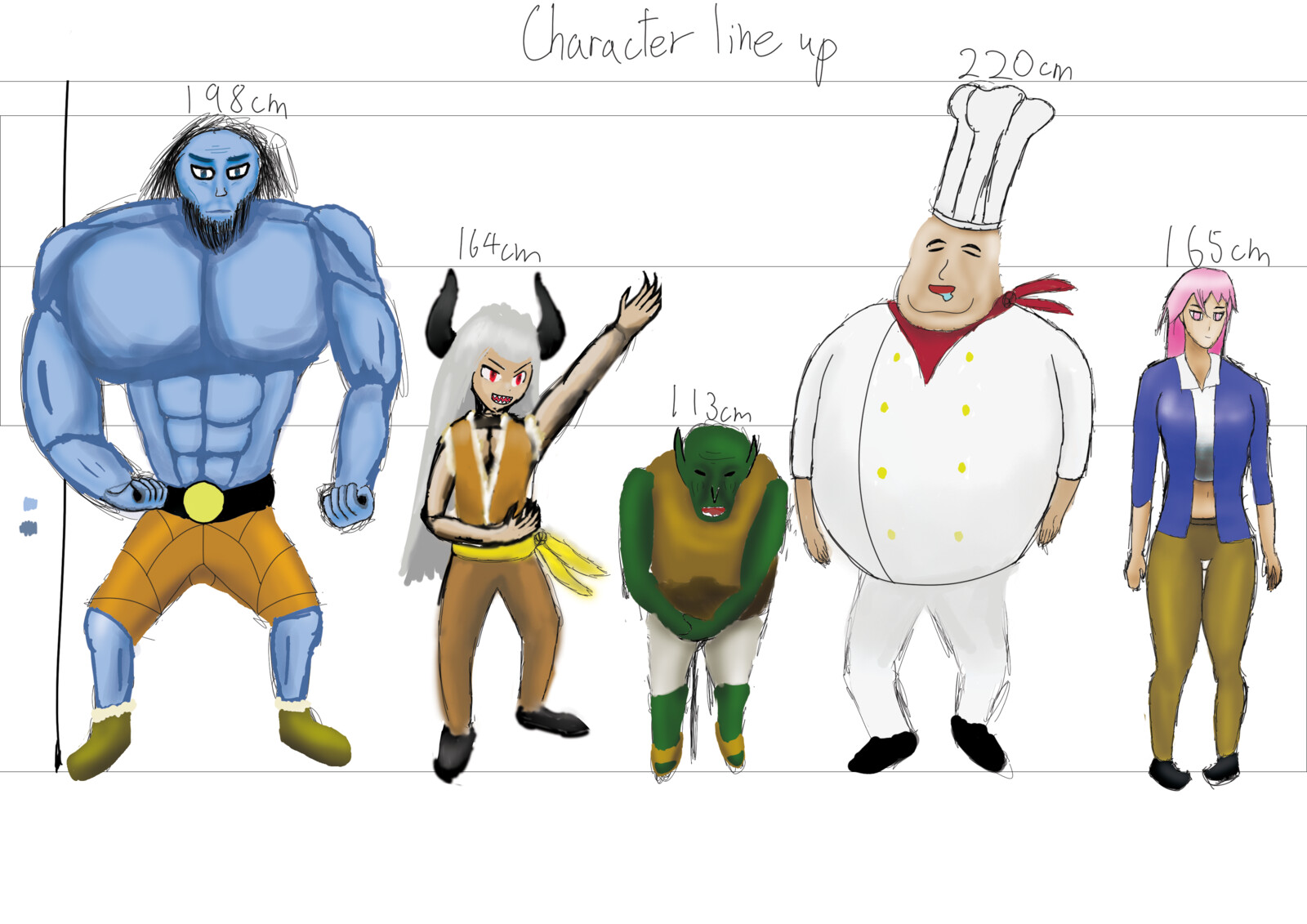 柠檬冰（leechusee） - Protfolio of Lee Chu See Works Character Design