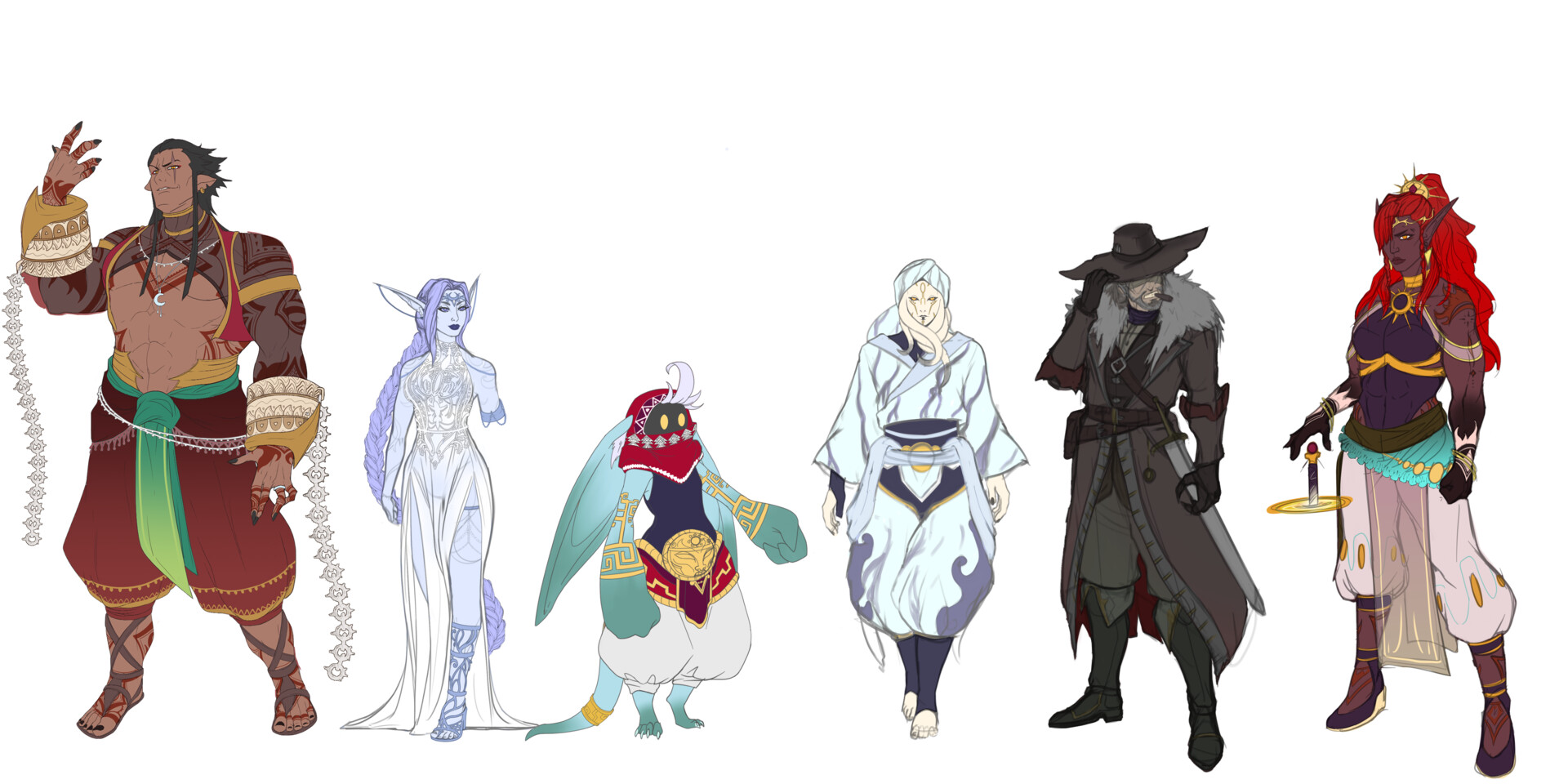 ArtStation - Bound - Character Designs