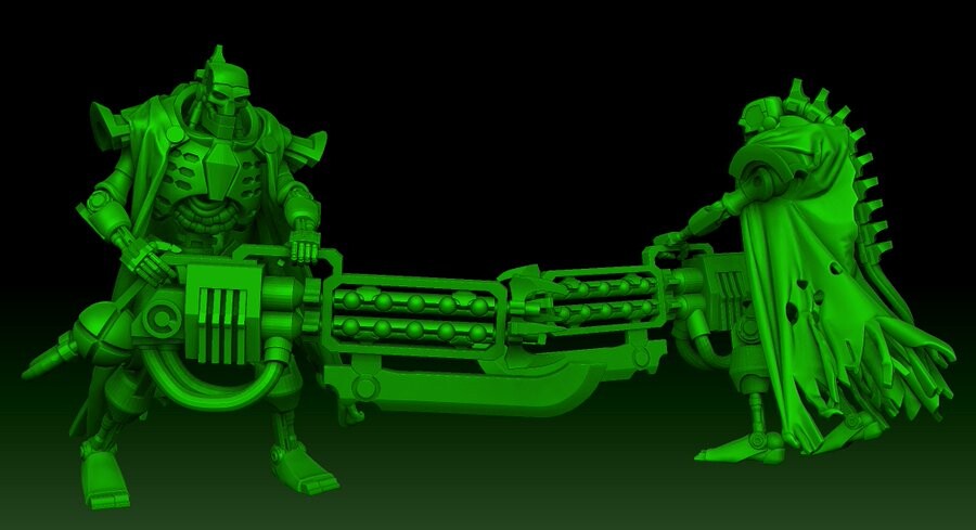 ArtStation - Undead Cyber Warrior Commission 2