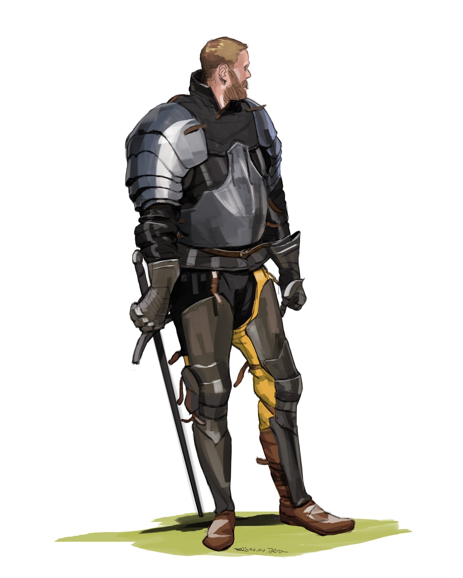 ArtStation - Medieval Armor Doodle