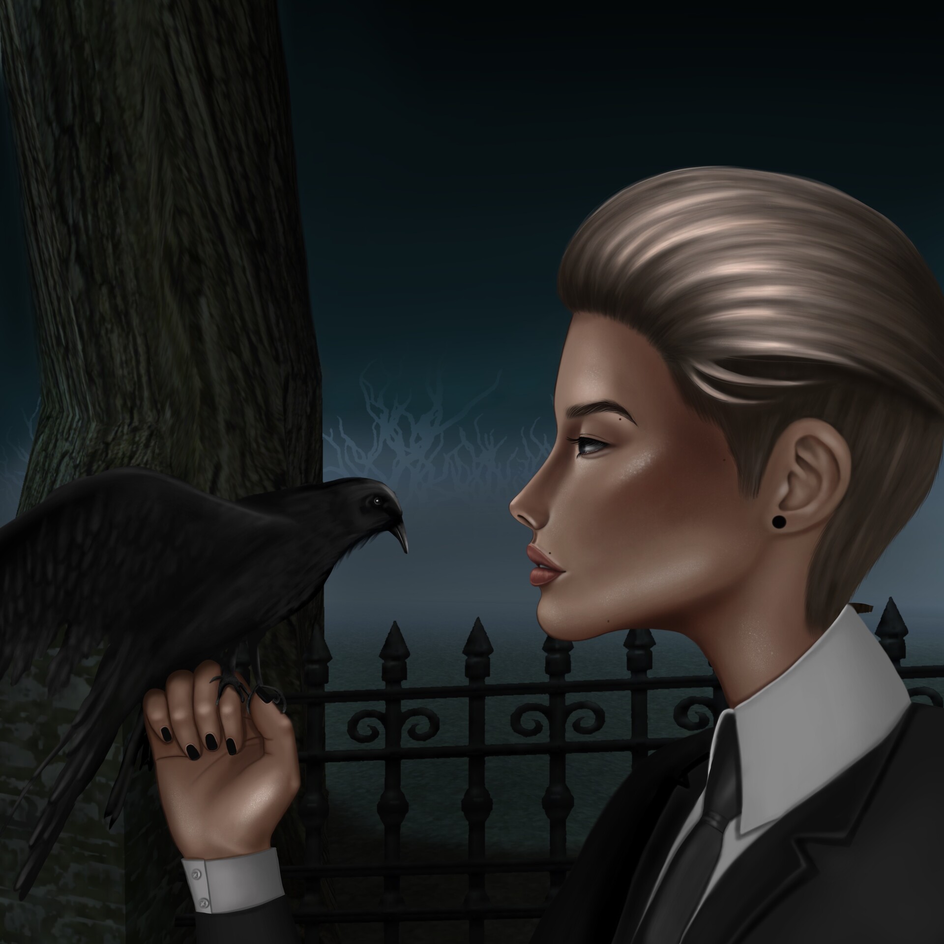 ArtStation - Crow Artwork