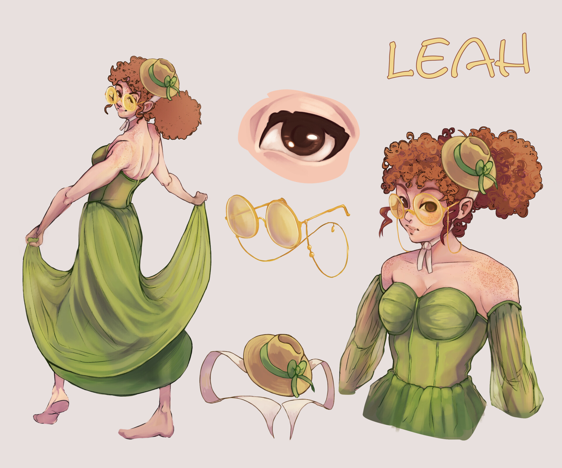 ArtStation - 005 Character Sheet