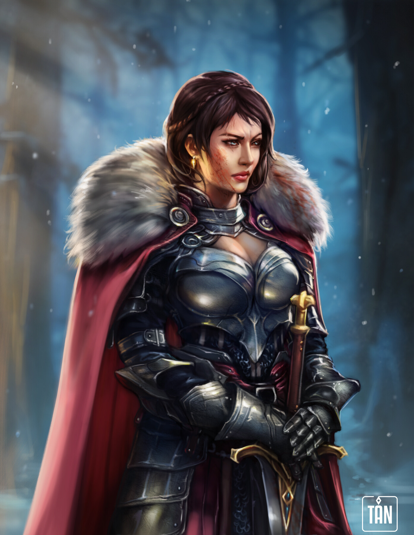 ArtStation - Female Warrior