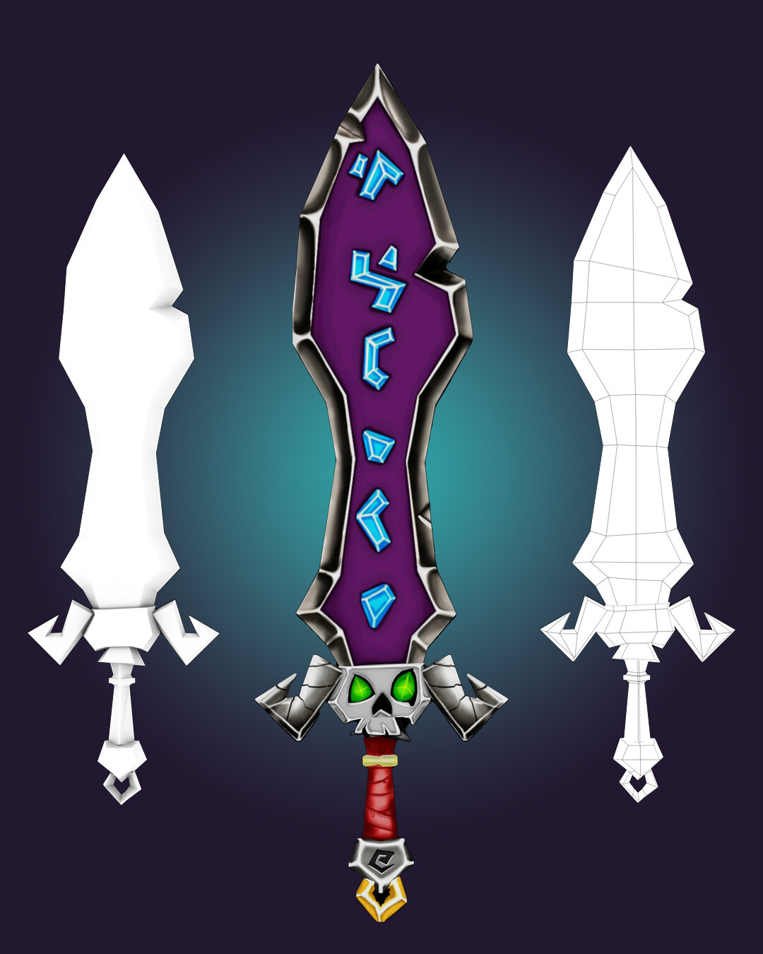 ArtStation - Stylized Knife