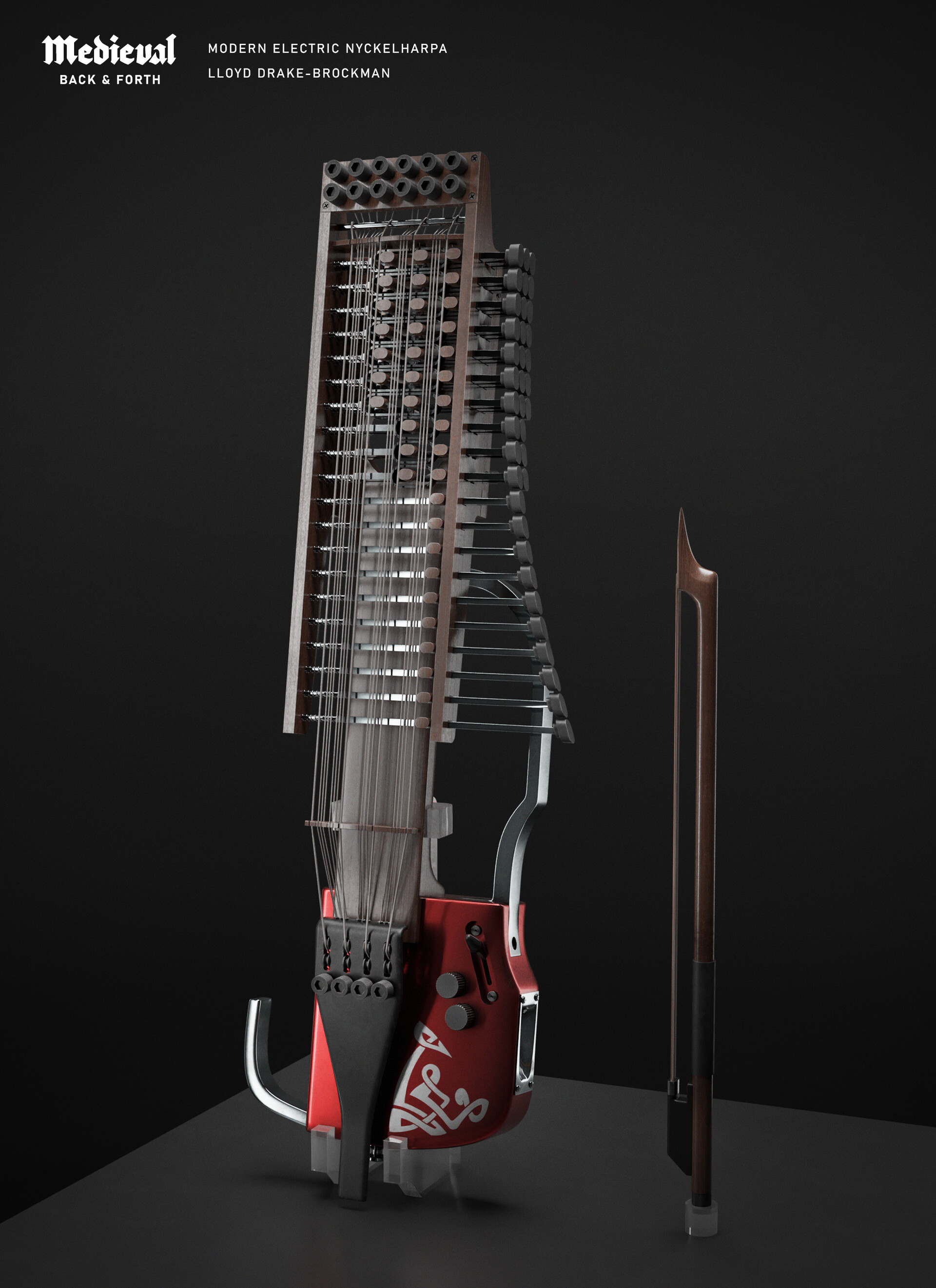 ArtStation - Modern Electric Nyckelharpa