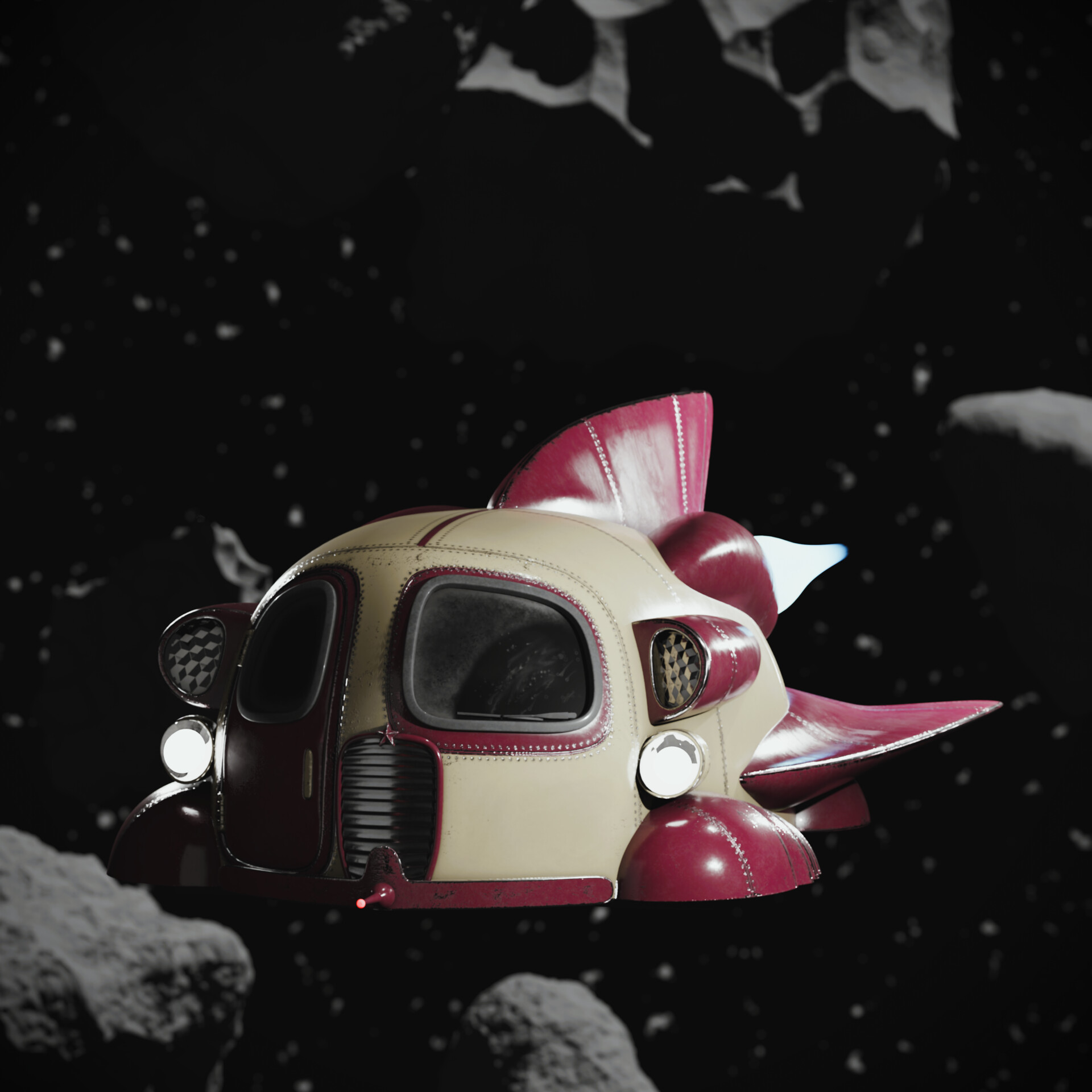 ArtStation - Retro Space Car