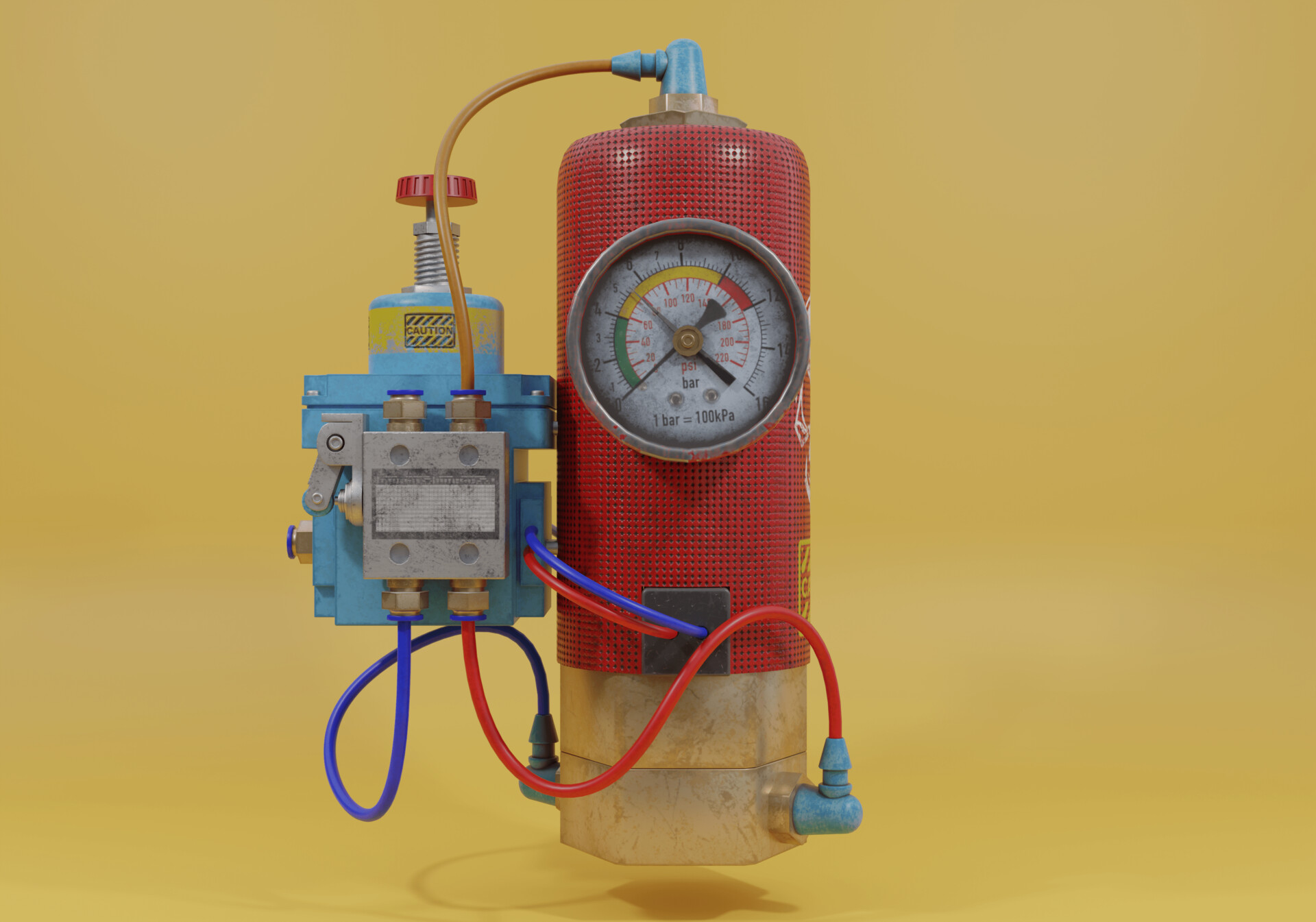 ArtStation - Solenoid Valf Bombası 3D Model. (Solenoid Valve Bomb 3D Model.)