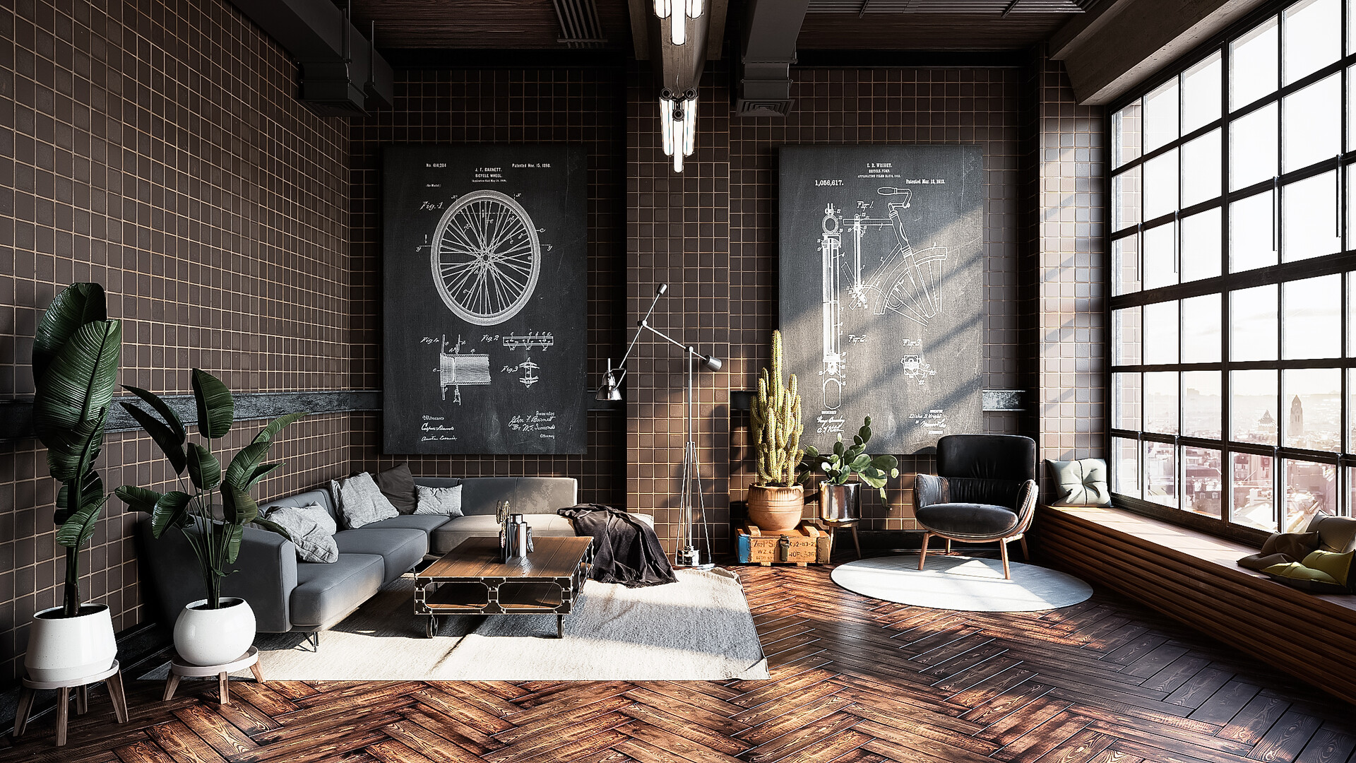 ArtStation - Industrial Interior