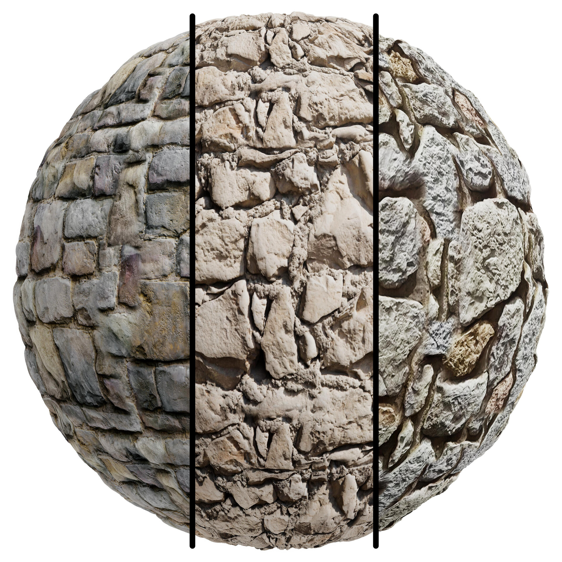 ArtStation - FB441 Field Stone Wall Cladding, Urban Stone Inc | 3MAT ...