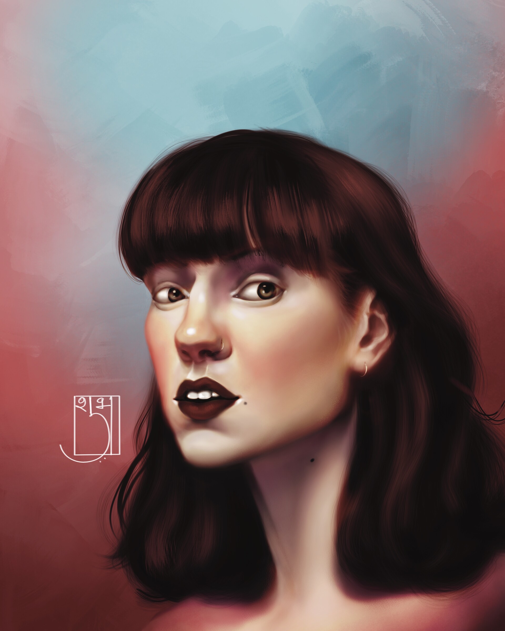 ArtStation - Portrait Study. Reference Used.