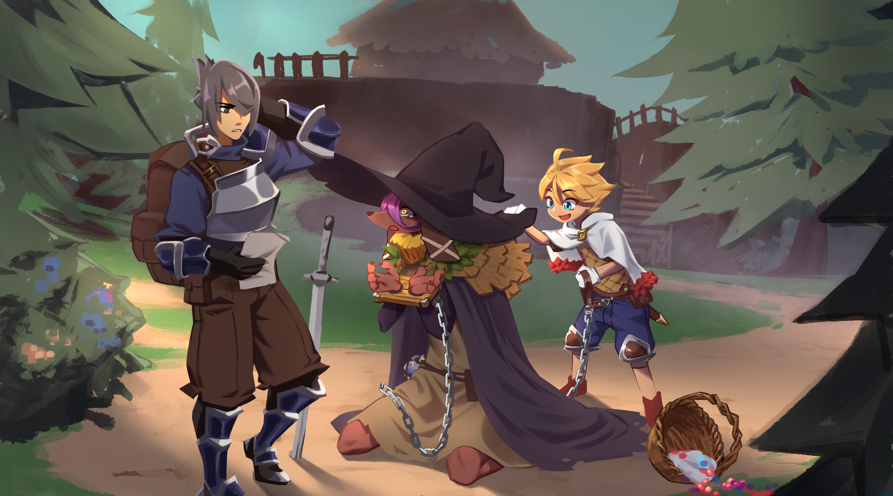 ArtStation - Accosted in the forest