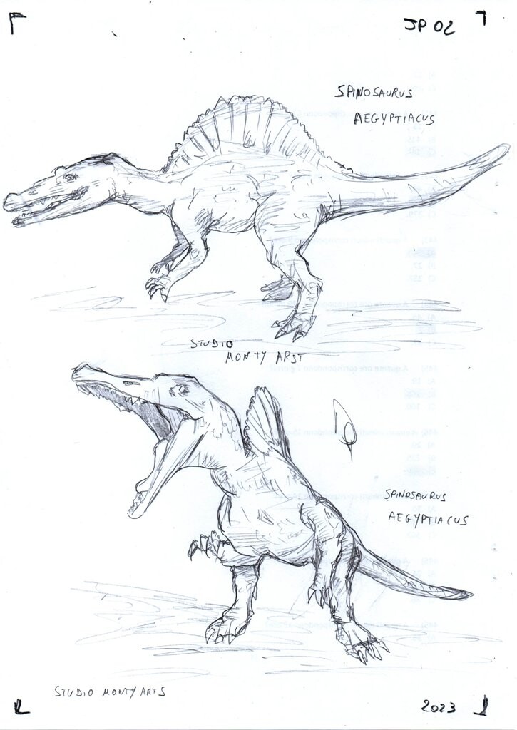 ArtStation - Spinosaurus Aegyptiacus Concept Art