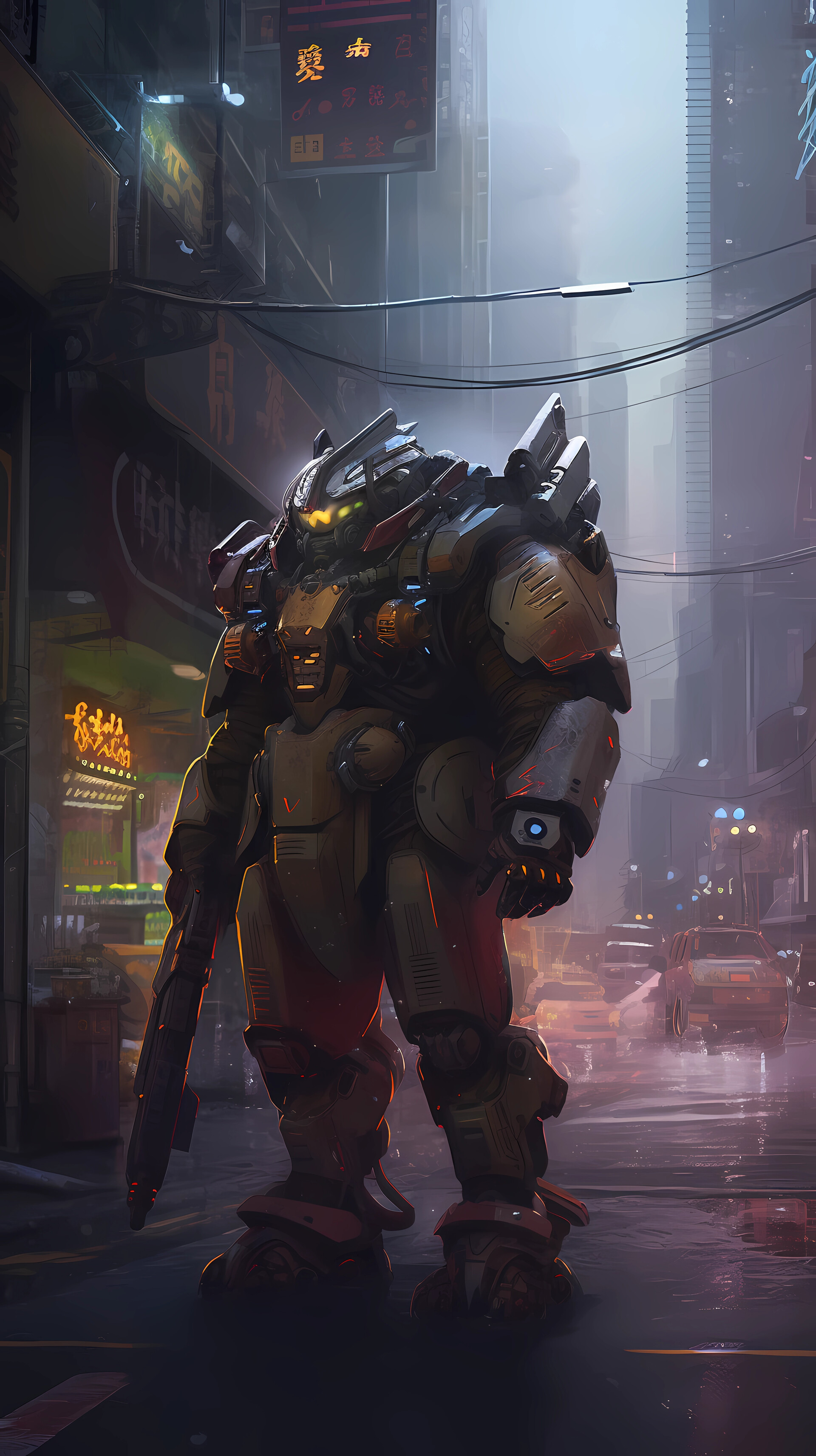 ArtStation - mech boddy suit