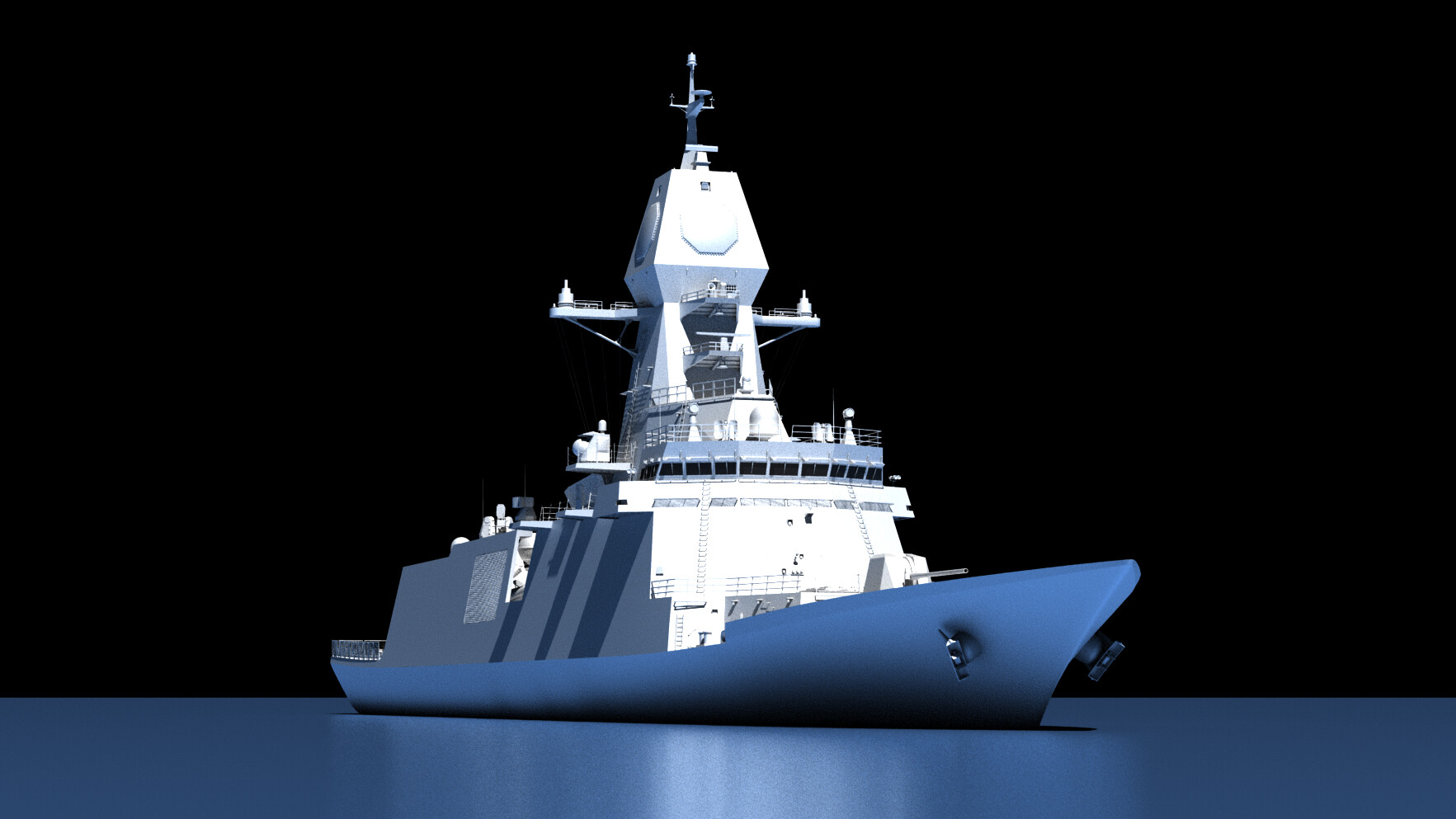 ArtStation - ROK NAVY FFG-828 Chungnam Class Frigate