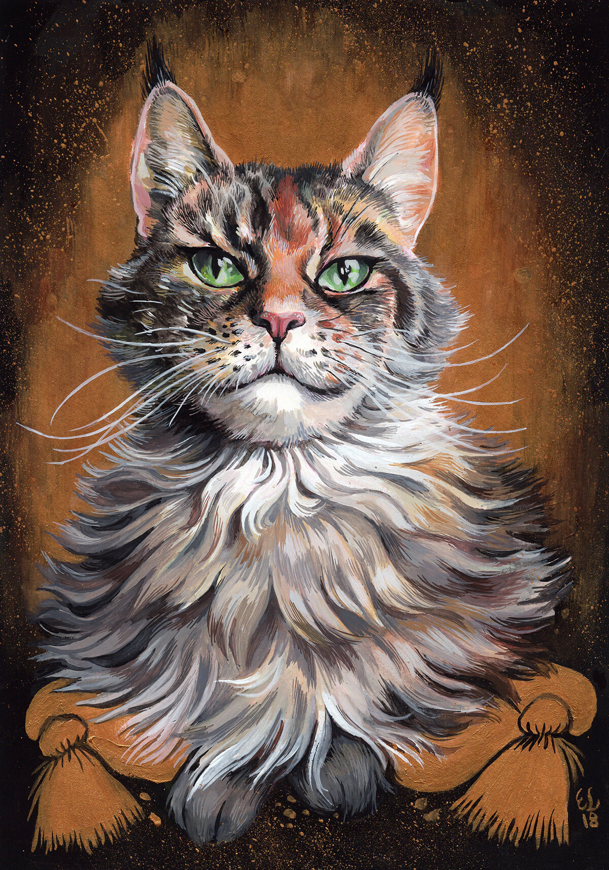 ArtStation - Animal portraits (traditional media)