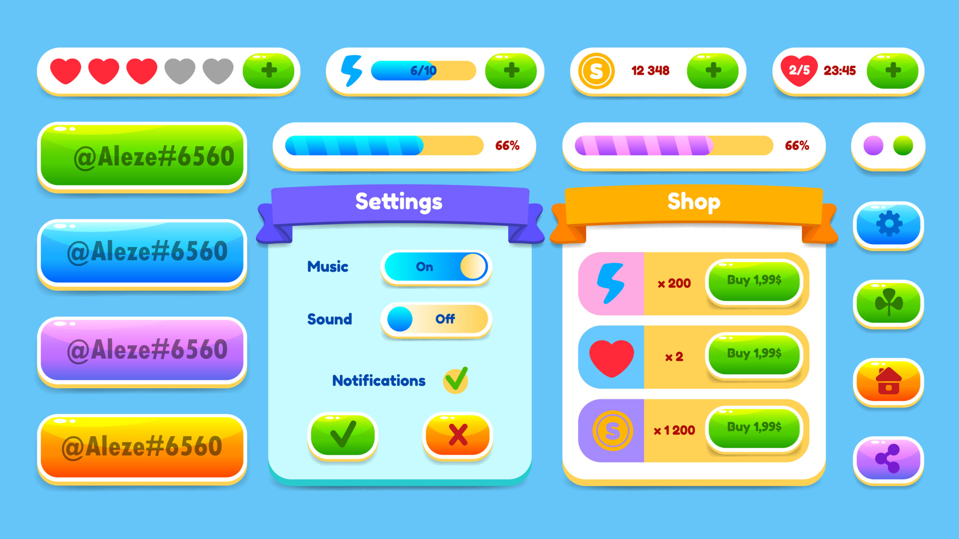 ArtStation - Candy Ui