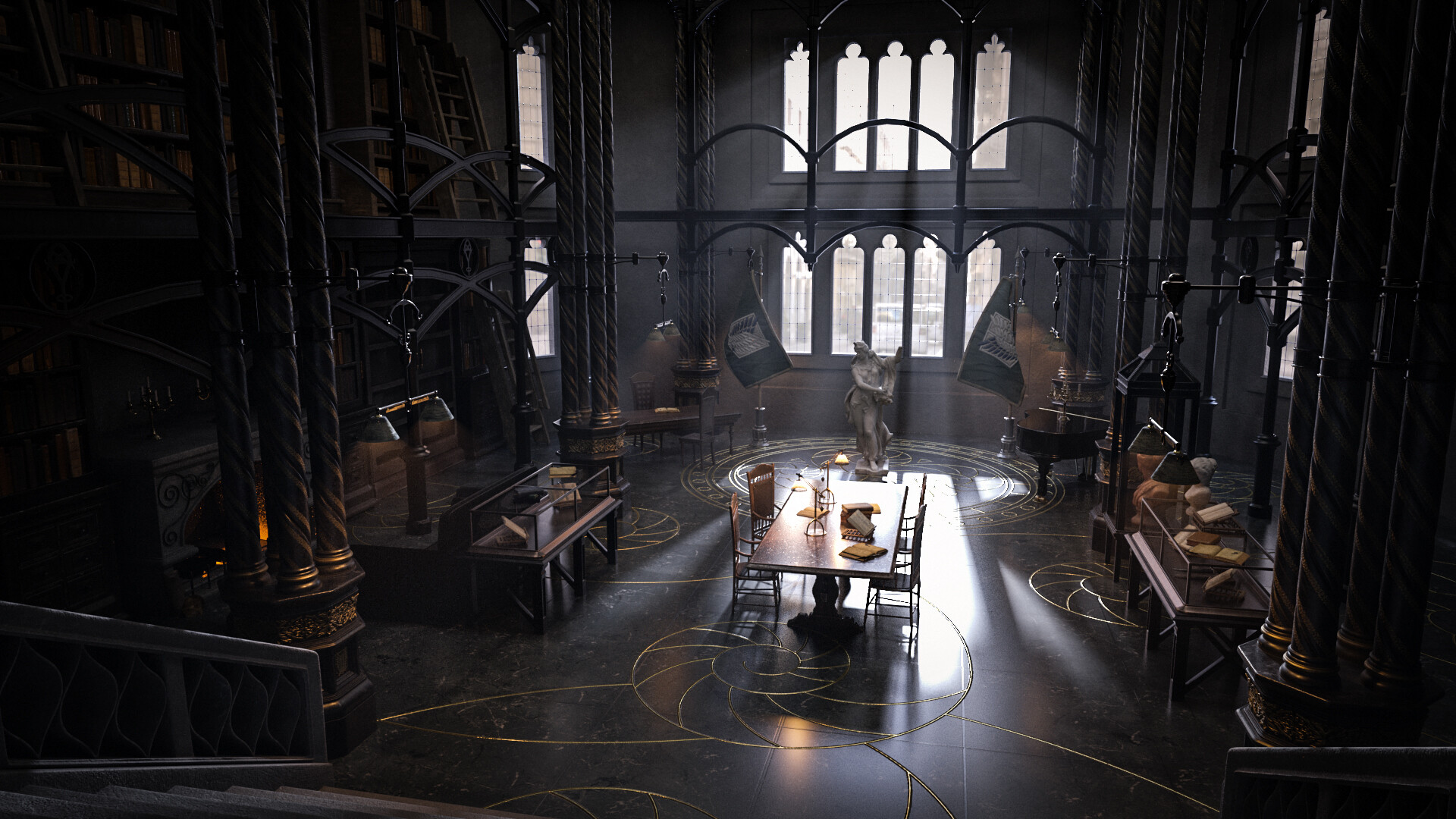 ArtStation - Gothic Interior