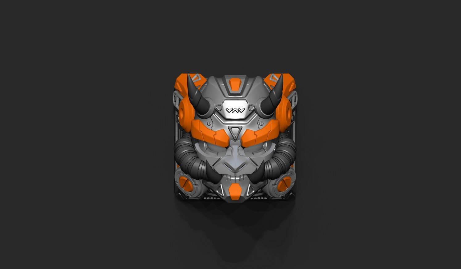 ArtStation - Mecha Oni Keycaps