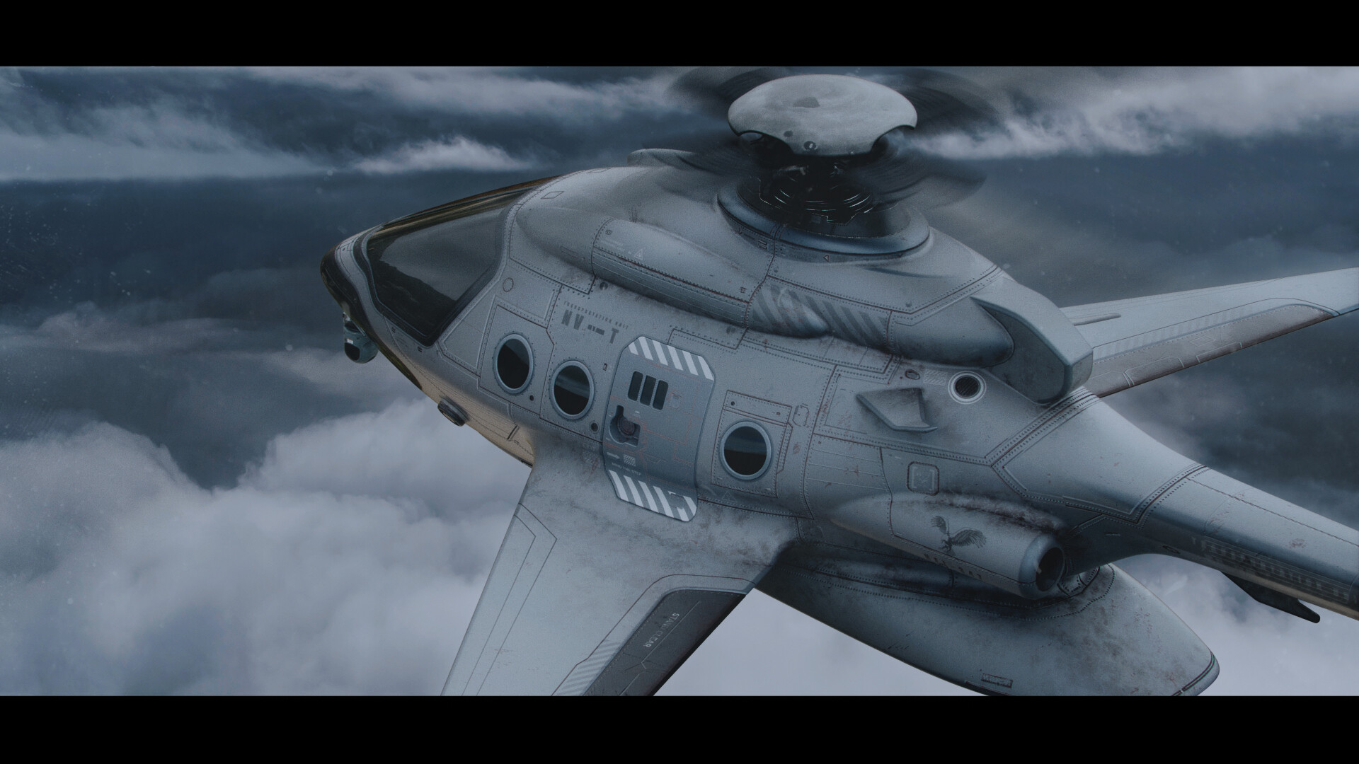 ArtStation - Stealth helicopter design
