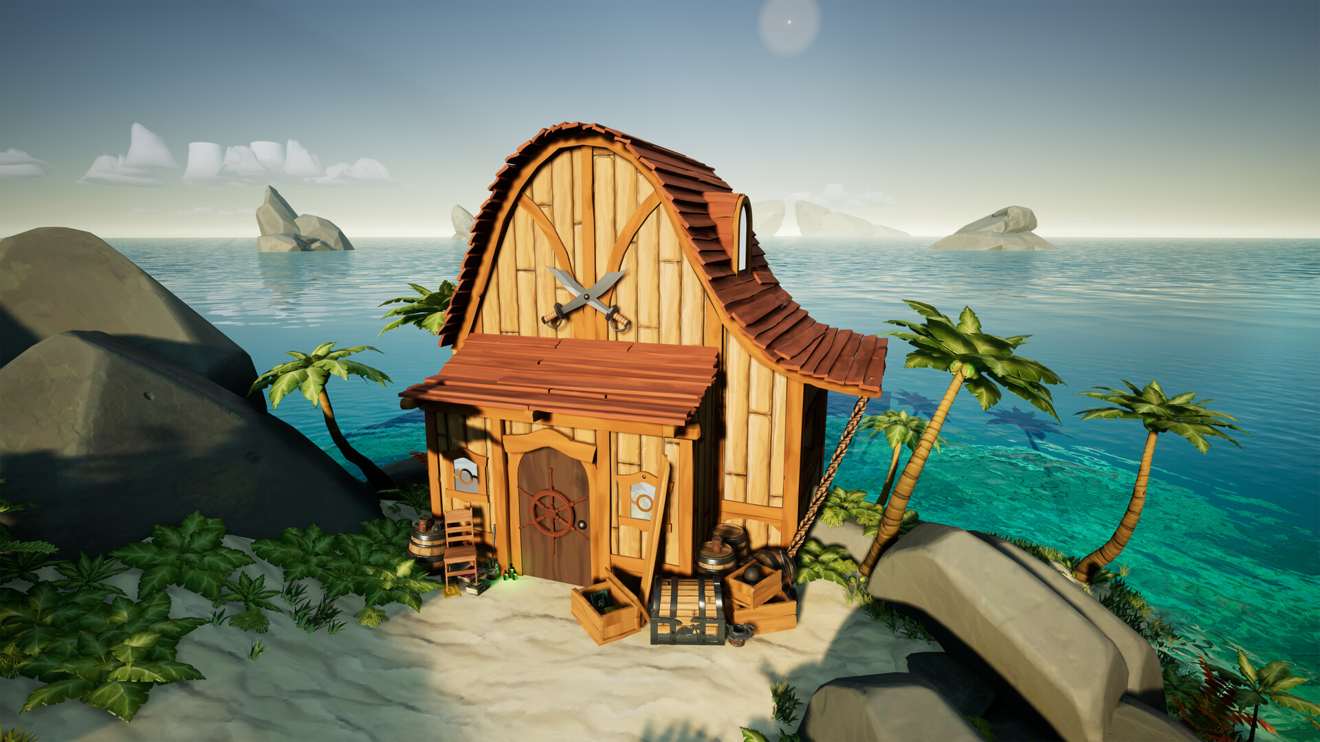ArtStation - Island Pirate House - Summer of Unreal