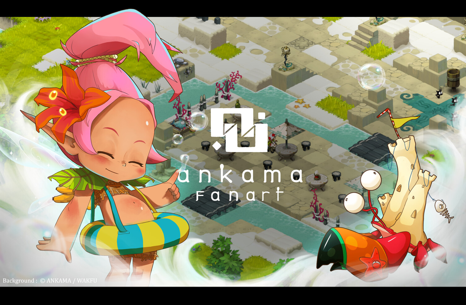 Julia Renard - ANKAMA - Fan art, Bo & Toki