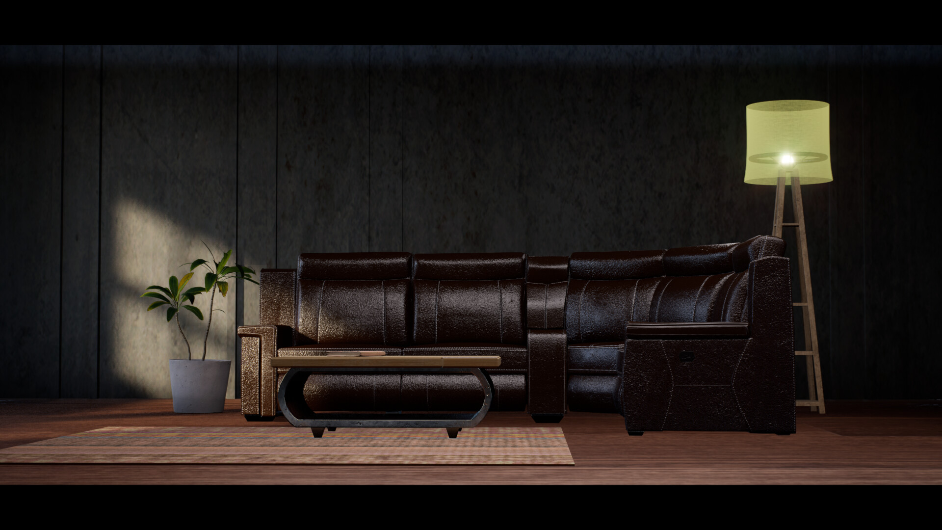 ArtStation - L shaped Sofa