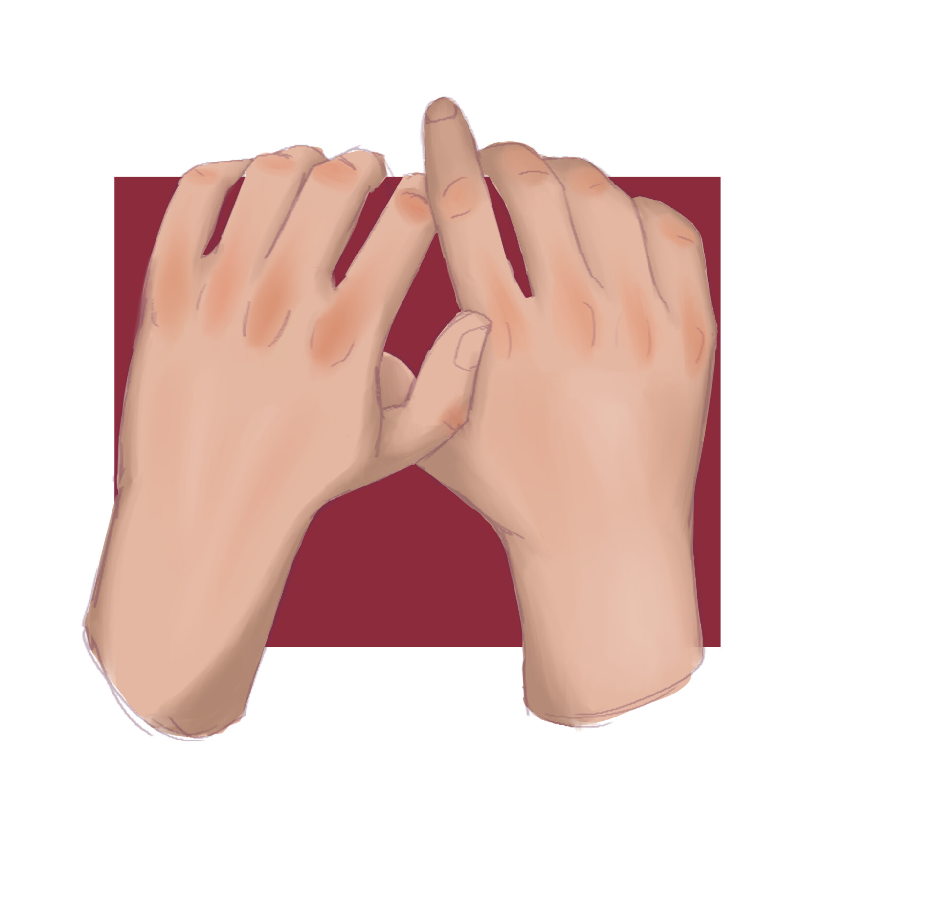 ArtStation - hands intertwined