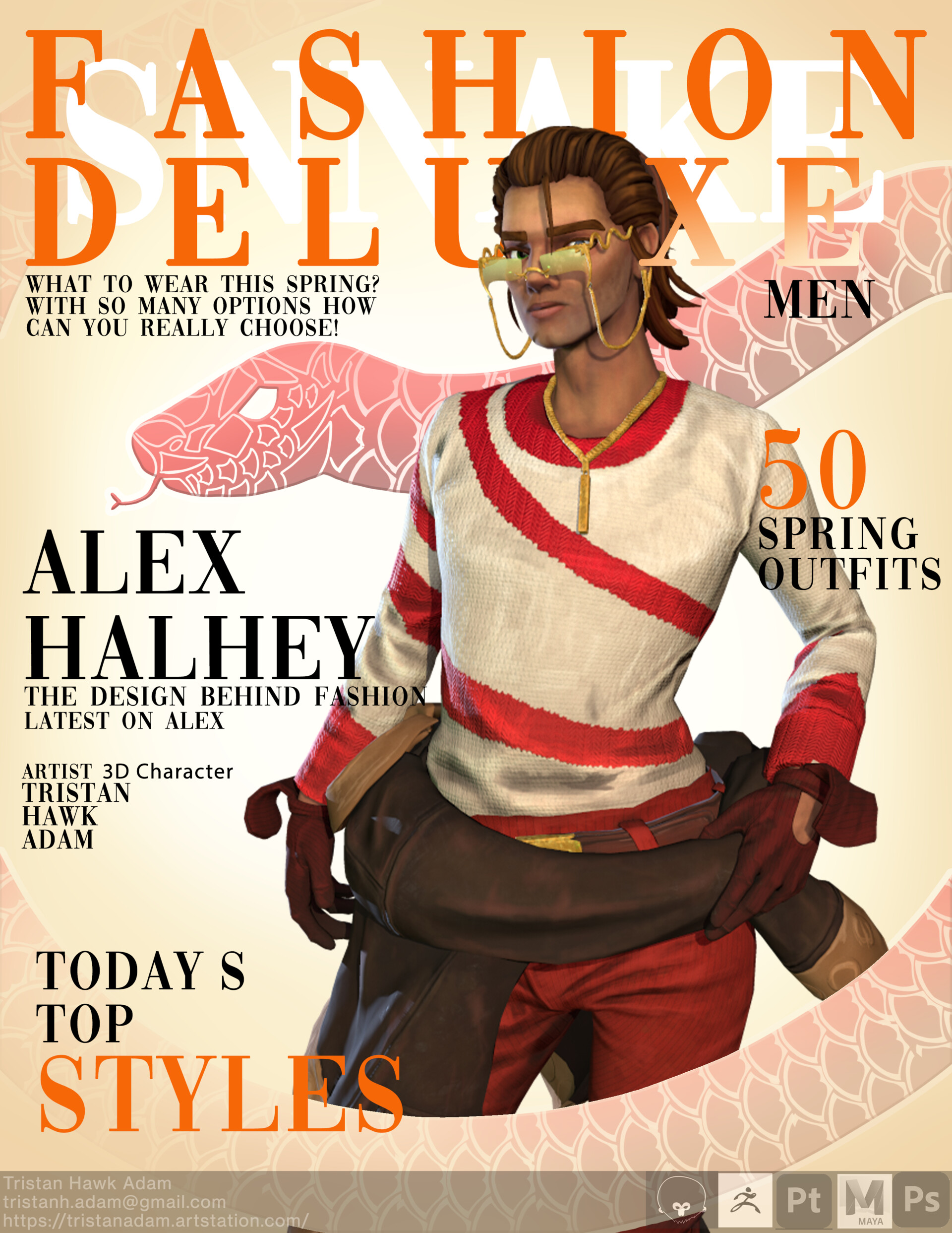 Tristan H. Adam - Fashion Icon - Alex Halhey